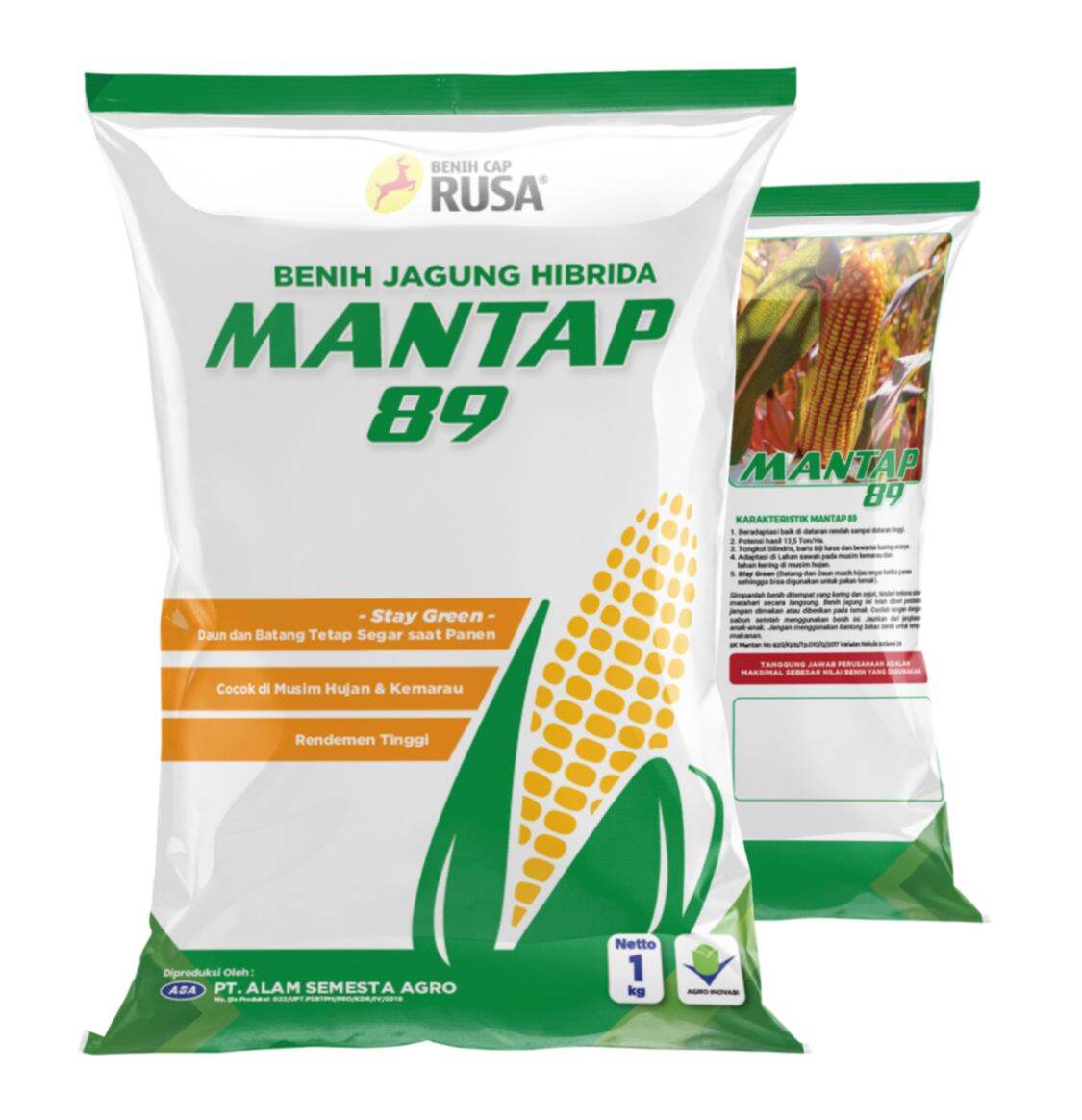 BENIH JAGUNG HIBRIDA MANTAP 69 CAP RUSA 1KG | Lazada Indonesia