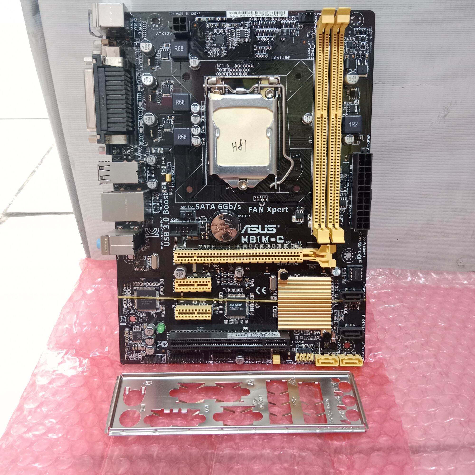 motherboard asus H81M-C soket 1150 gen 4 | Lazada Indonesia