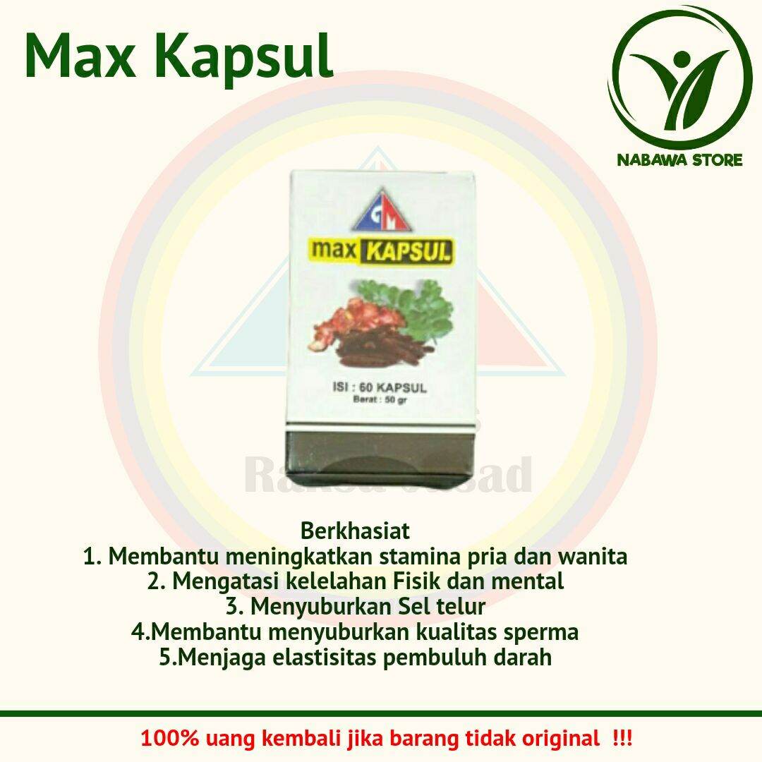 MAX KAPSUL GM | Lazada Indonesia