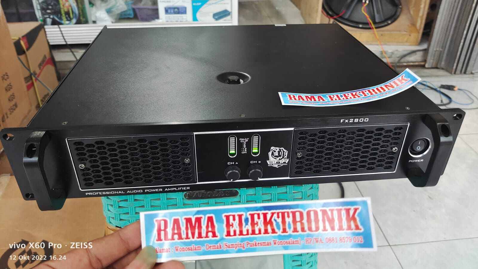 POWER AMPLIFIER BMA FX 2800 CLAS AB POWER AMPLIFIER BMA FX 2800 H | Lazada Indonesia