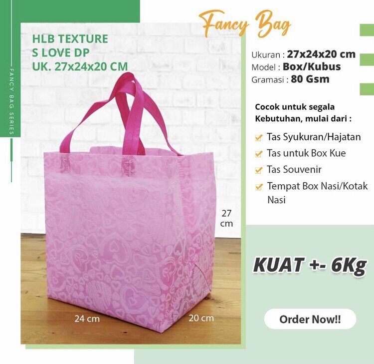Tas Berkat Tas Hajatan Ukuran 20x20 Embos Textur Premium Isi 12 pcs ...
