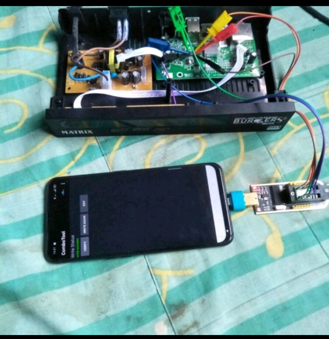 Alat flash IC Eeprom Reciver STB dan TV menggunakan Android | Lazada Indonesia