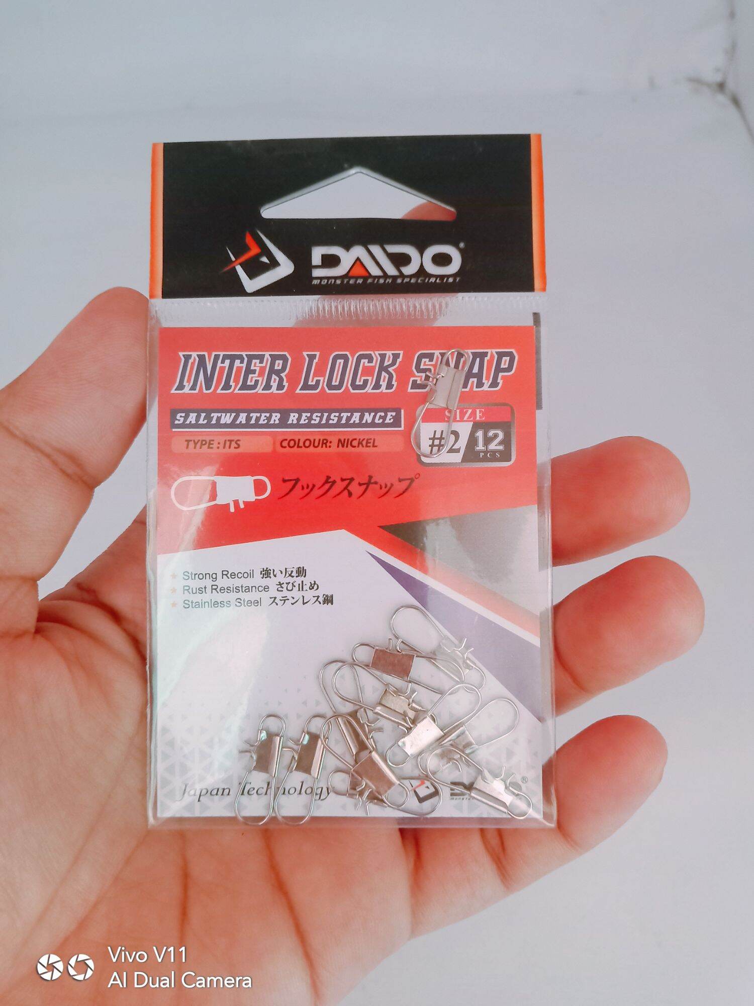 interlock snap daido peniti pancing peniti sambungan pancing | Lazada ...