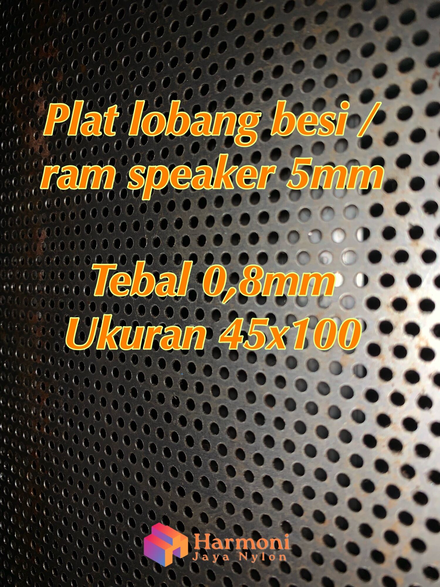 Plat lobang besi / ram speaker bulat 5mm x 45cm x 100cm | Lazada Indonesia