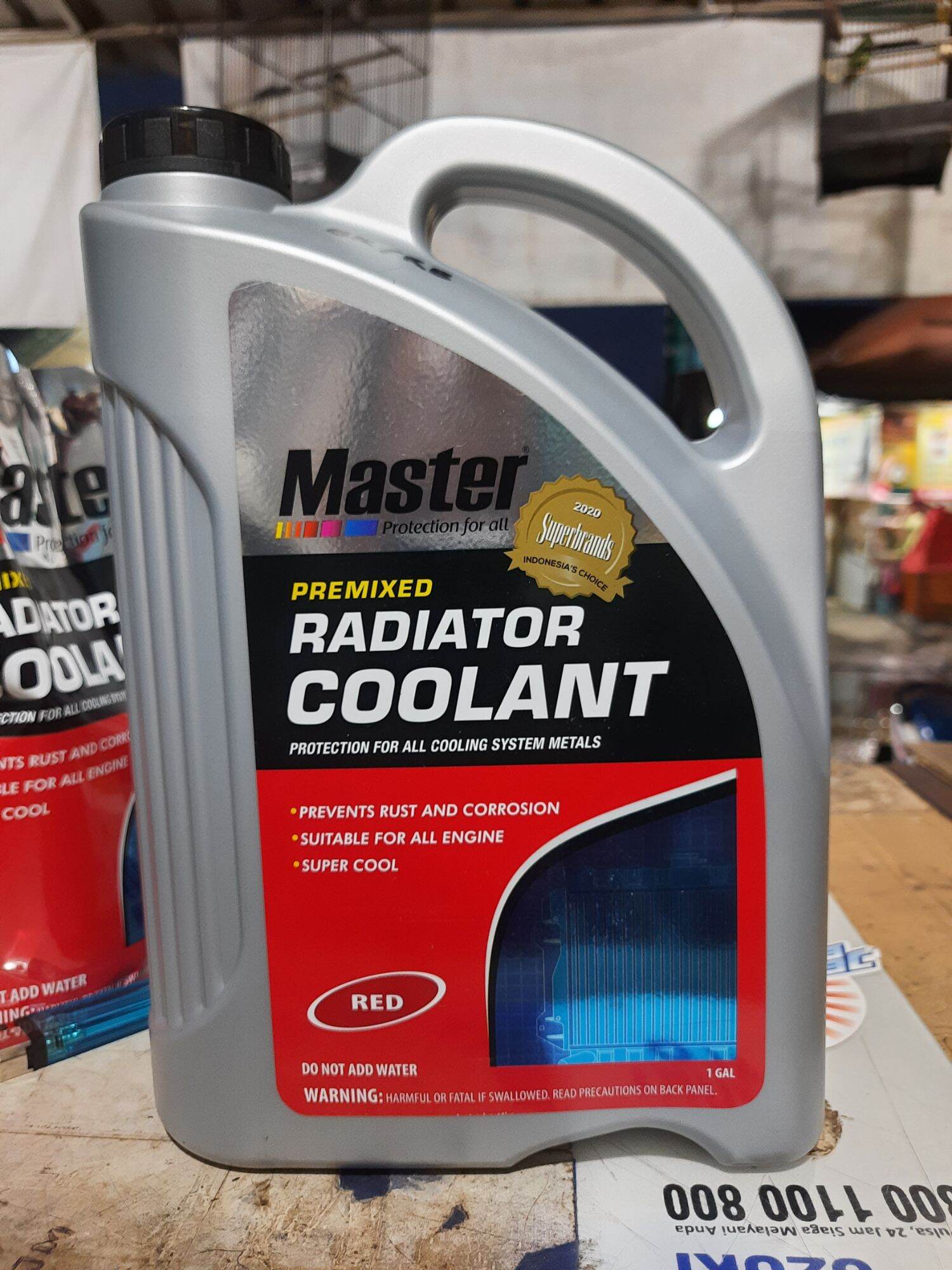 Air radiator master coolant 1 galon 4 ltr Red/merah | Lazada Indonesia