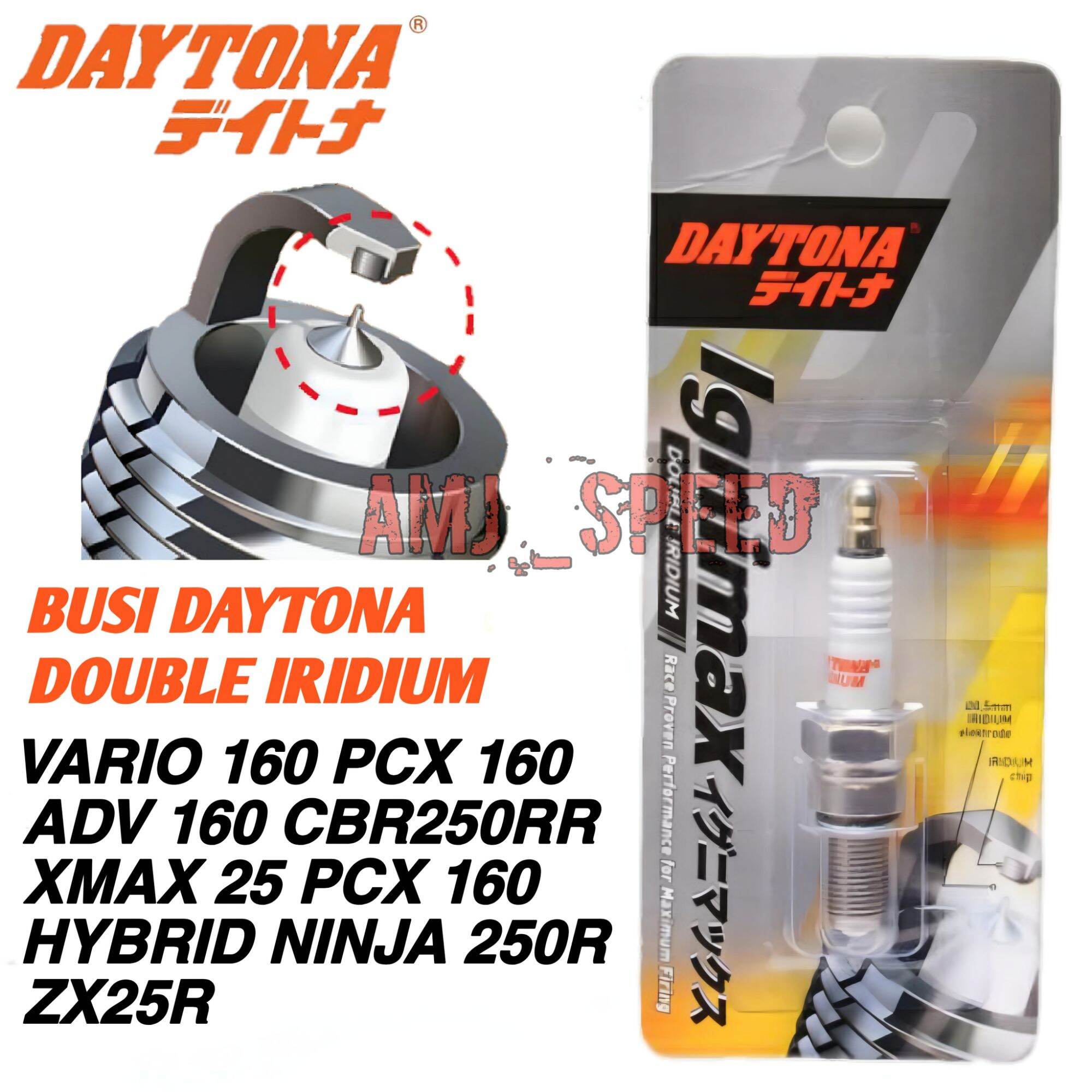BUSI DOBLE IRIDIUM DAYTONA VARIO 160 PCX 160 ADV 160 CBR 250RR XMAX 250 ...