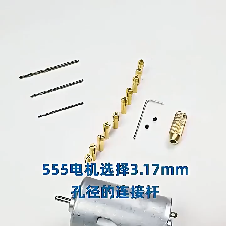 Kepala Bor Mini Chuck Set 7in1 Drill Shaft Keyless Chuck Mini Bor Chuck ...