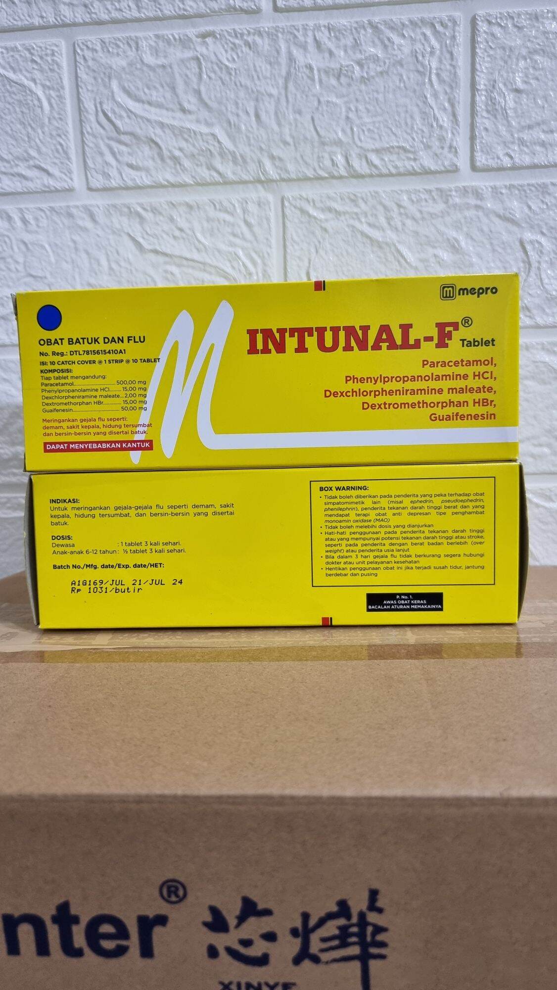 INTUNAL FORTE PERBOX ISI 100 TAB EXP JUL 24 | Lazada Indonesia