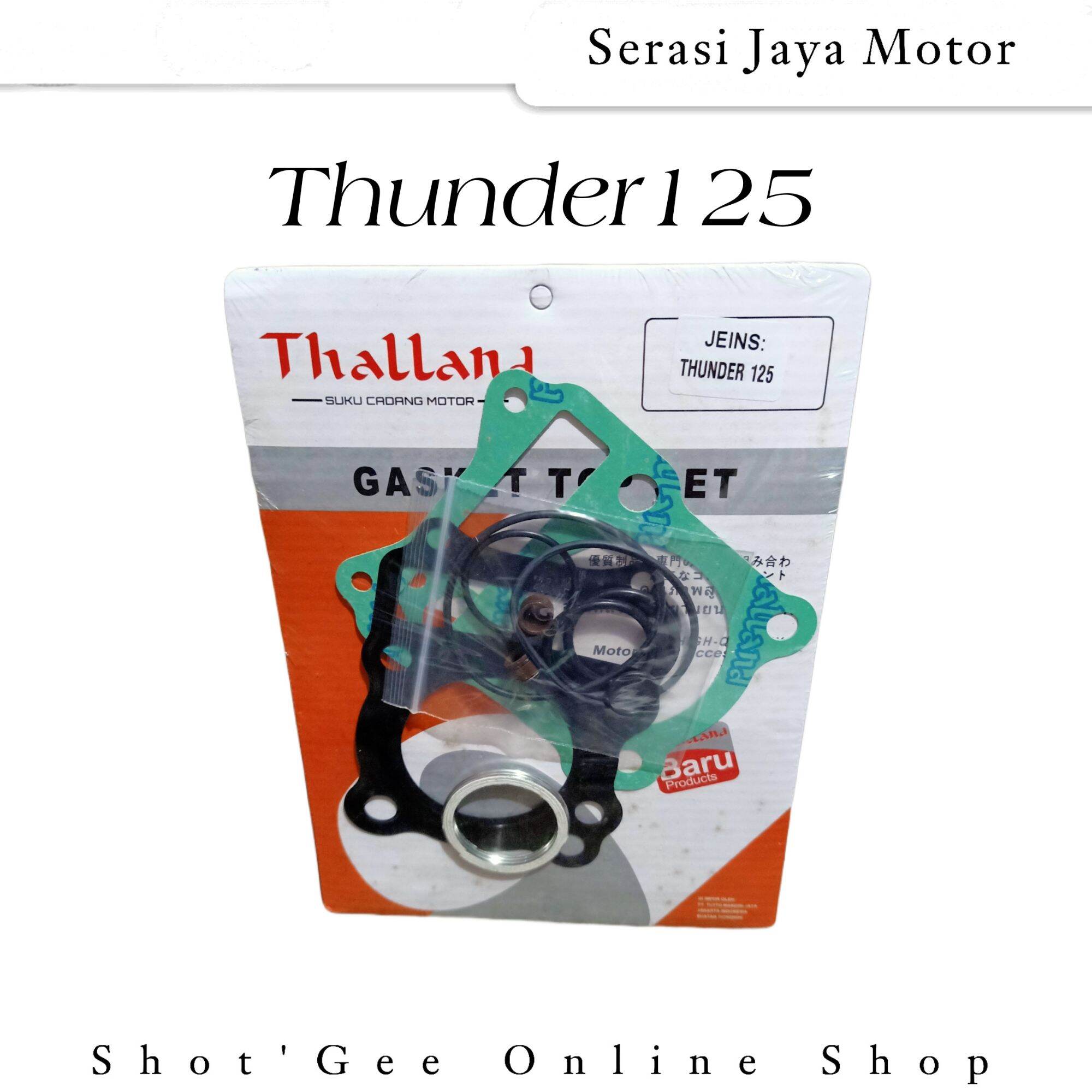 GASKET PAKING TOPSET THUNDER 125 / PACKING TOP SET THUNDER 125 | Lazada Indonesia