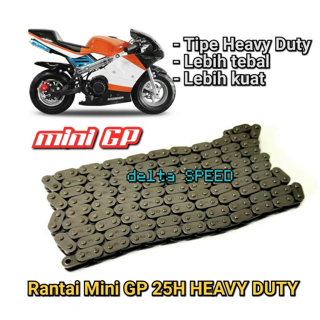 Rantai Mini GP Tipe 25H Heavy Duty 180 L + Sambungan | Lazada Indonesia