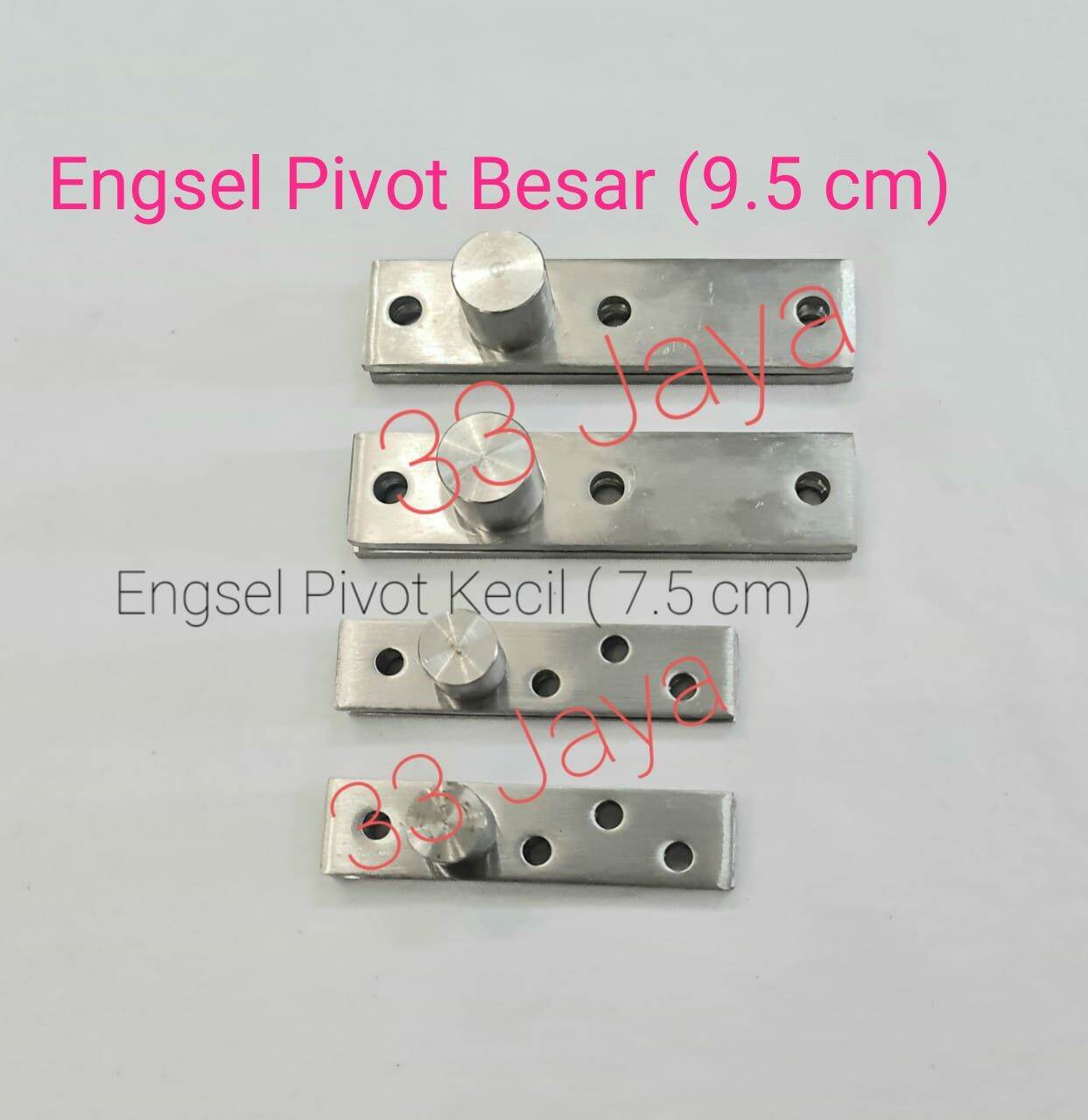 Engsel Pivot Jendela Besar Per Set Murah uk. 9.5 cm Stainless Steell ...