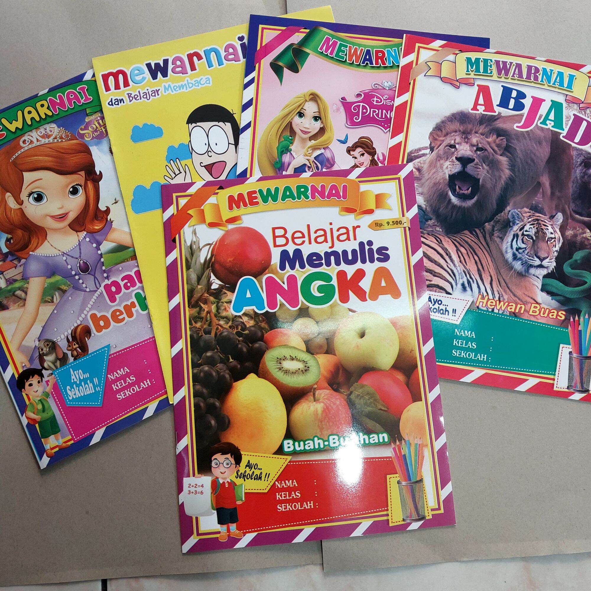 ( paket 1 Lusin ) Buku Mewarnai Jumbo dijual Lusinan | Lazada Indonesia