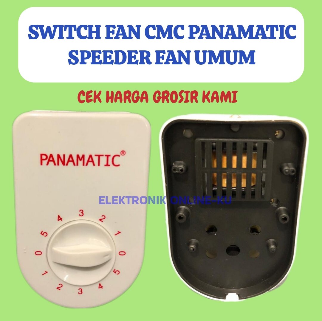 SWITCH KIPAS ANGIN PLAFON GANTUNG SAKLAR CMC FAN PANAMATIC | Lazada ...