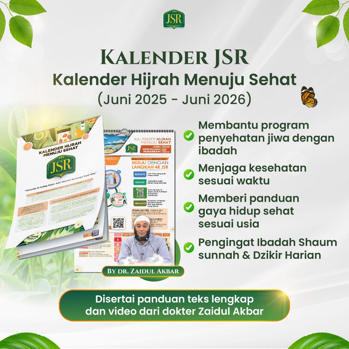 KALENDER HIJRAH MENUJU SEHAT JSR DR ZAIDUL AKBAR | Lazada Indonesia