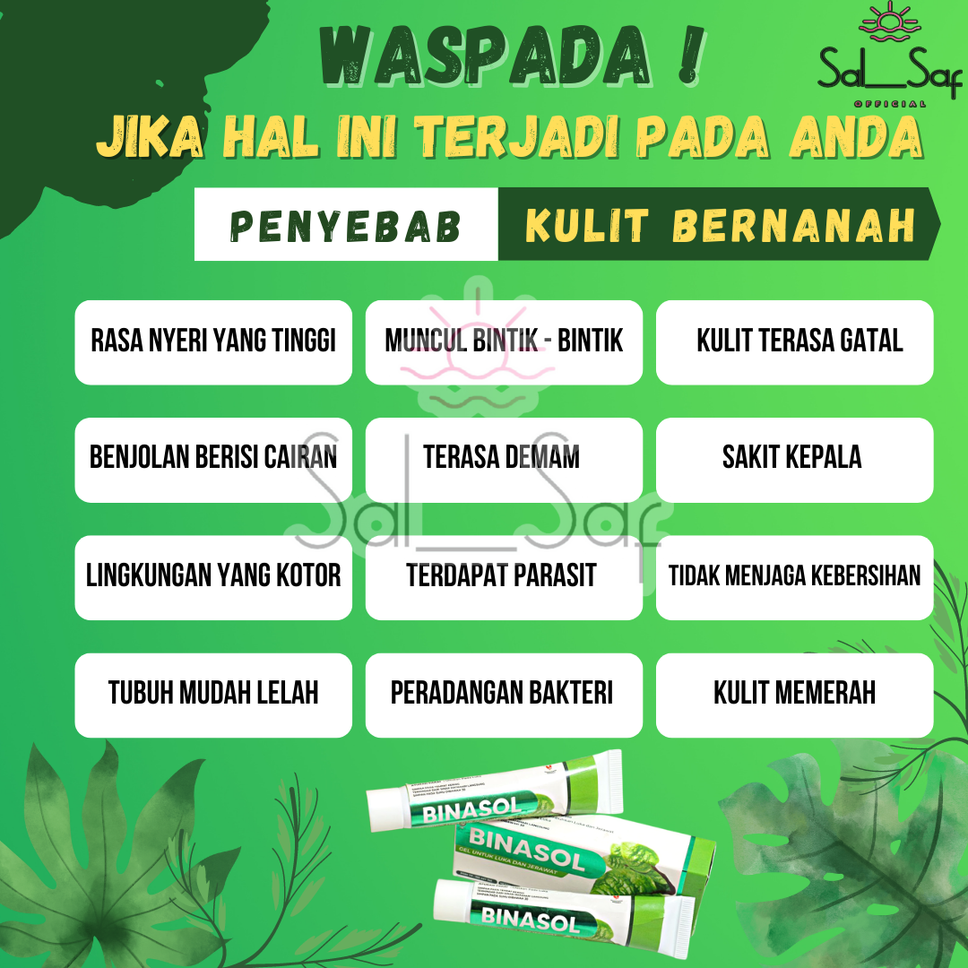 Binasol Gel Obat Luka Diabetes Bakar Bernanah Basah Koreng Sayat Bekas ...
