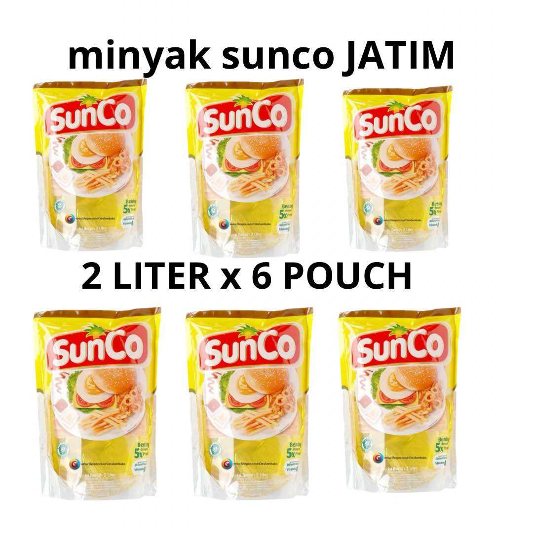 (JATIM) KINYAK GORENG SUNCO 2 Ltr ( dapat 6 POUCH) | Lazada Indonesia