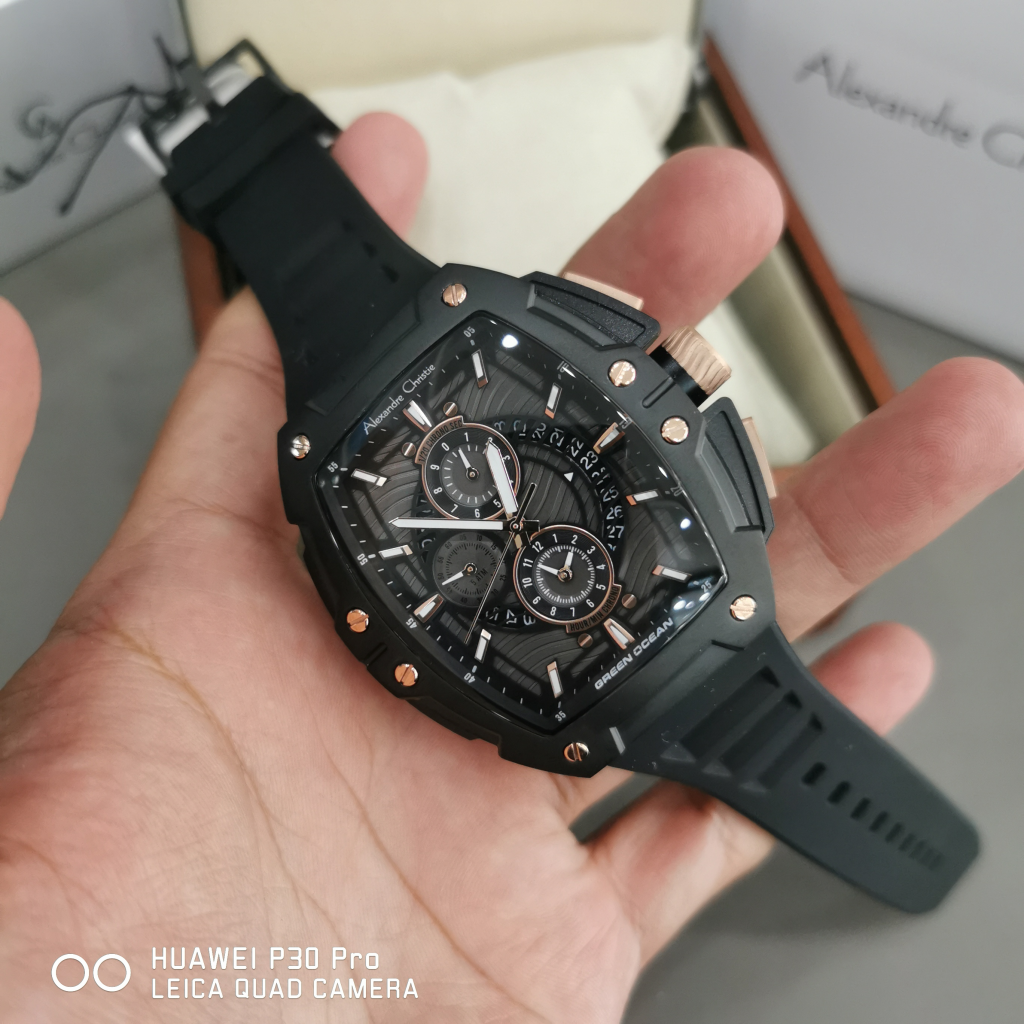 Alexandre Christie AC 6629 Black Knop Rose MCRIPBARG Jam Tangan Pria ...