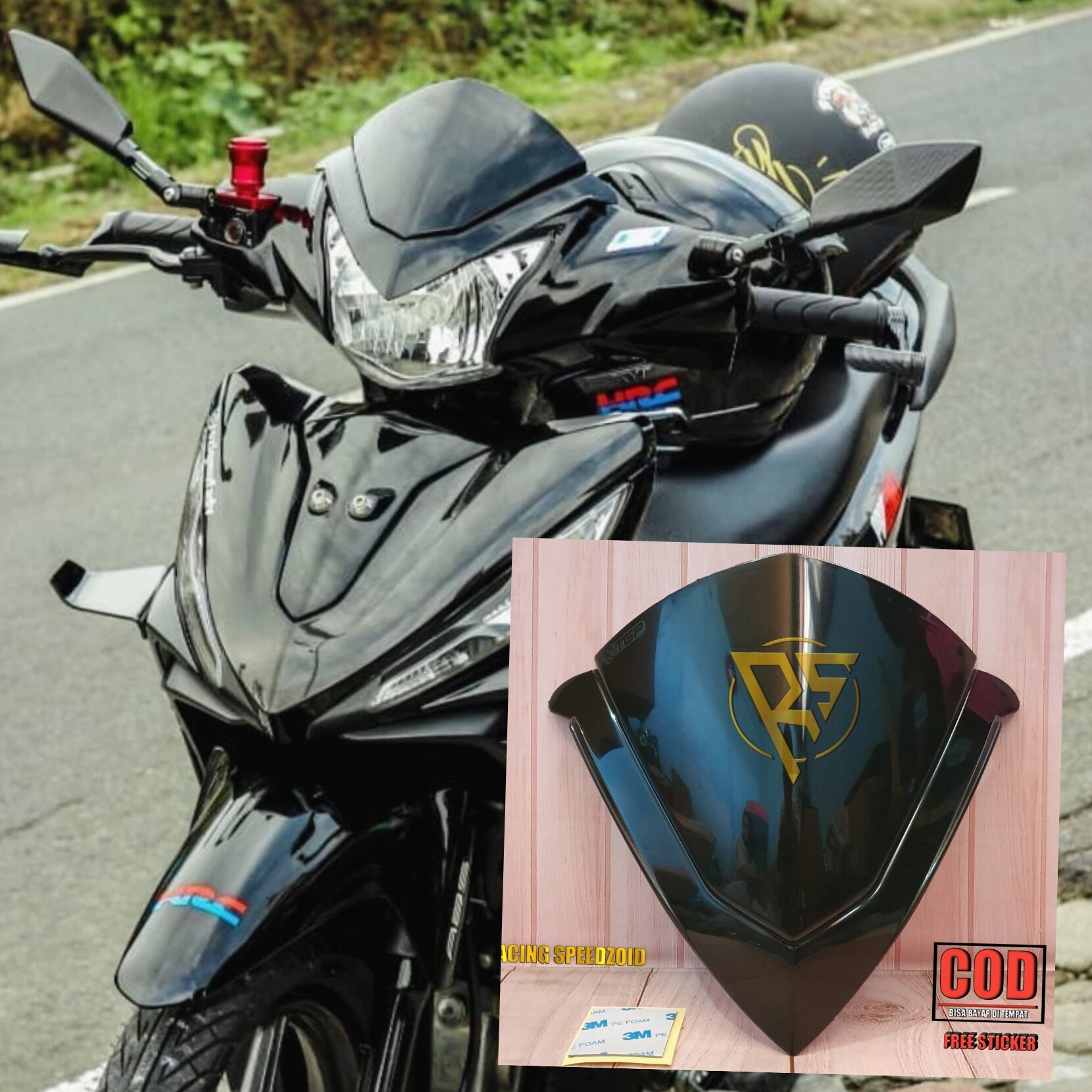 VISOR HONDA REVO X WINDSHIELR REVO FI | Lazada Indonesia