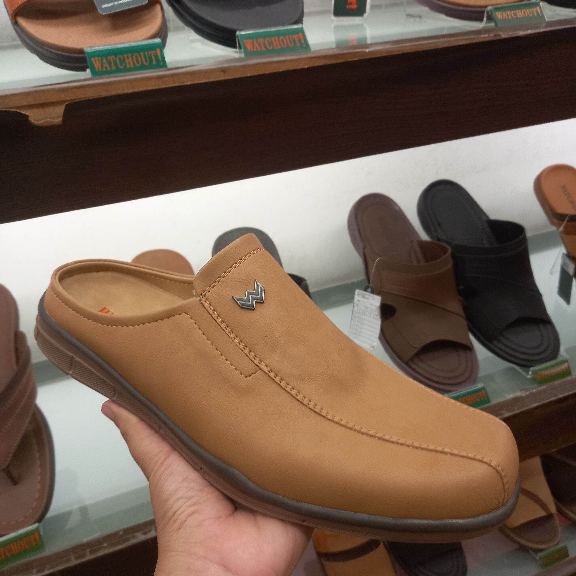 Sepatu slop pria original watchout | Lazada Indonesia