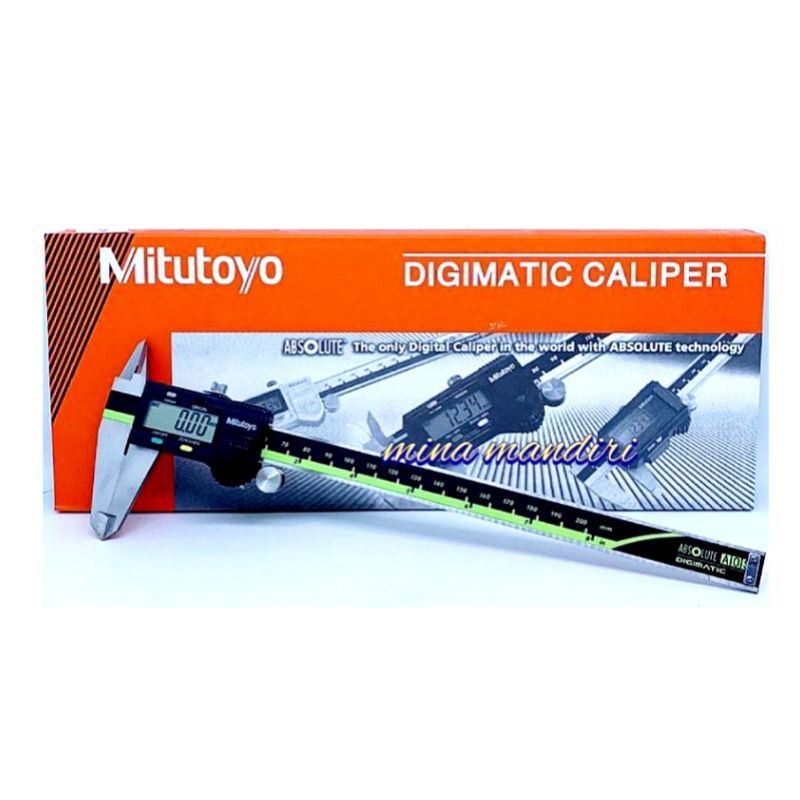 Vernier Caliper Digital Mitutoyo 200mm Sigmat Digital 8" Mitutoyo Baru ...