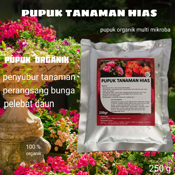 Pupuk Organik Tanaman Hias Nutrisi Bunga Mawar Melati Dan Semua Jenis ...