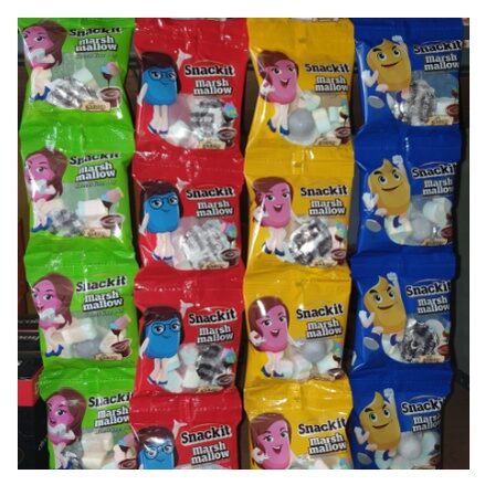SNACKIT Permen Marshmallow 1 Pak / Renceng isi 10 Sachet | Lazada Indonesia