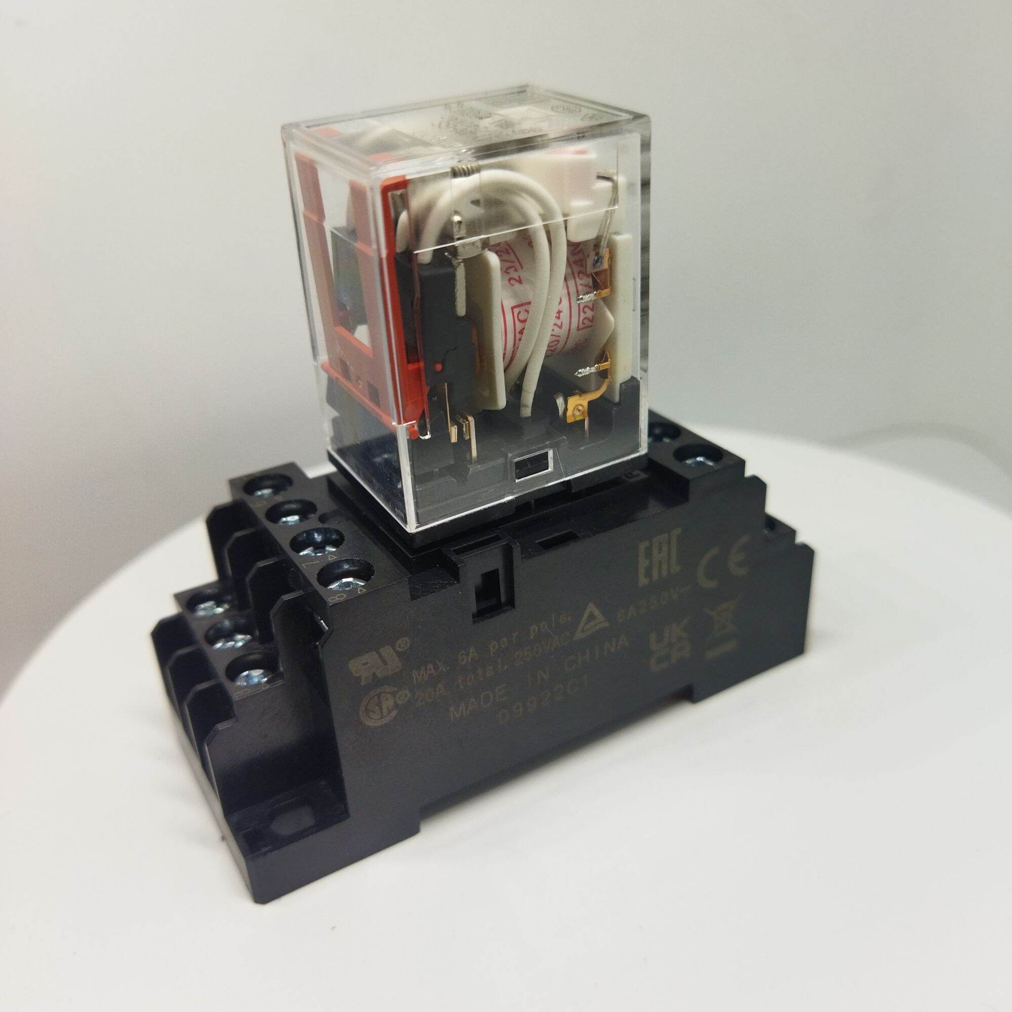 Relay OMRON MY4N + socket MY-4 14 pin / kaki | Lazada Indonesia