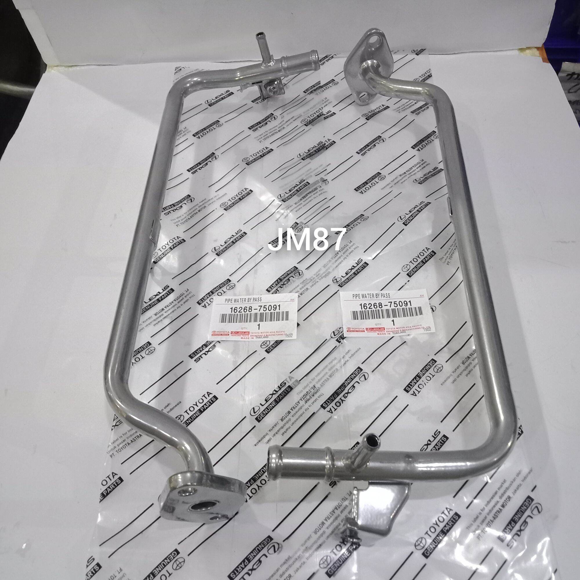 PIPA BY PASS SELANG RADIATOR BESI CROME TOYOTA INNOVA HILUX BENSIN ...