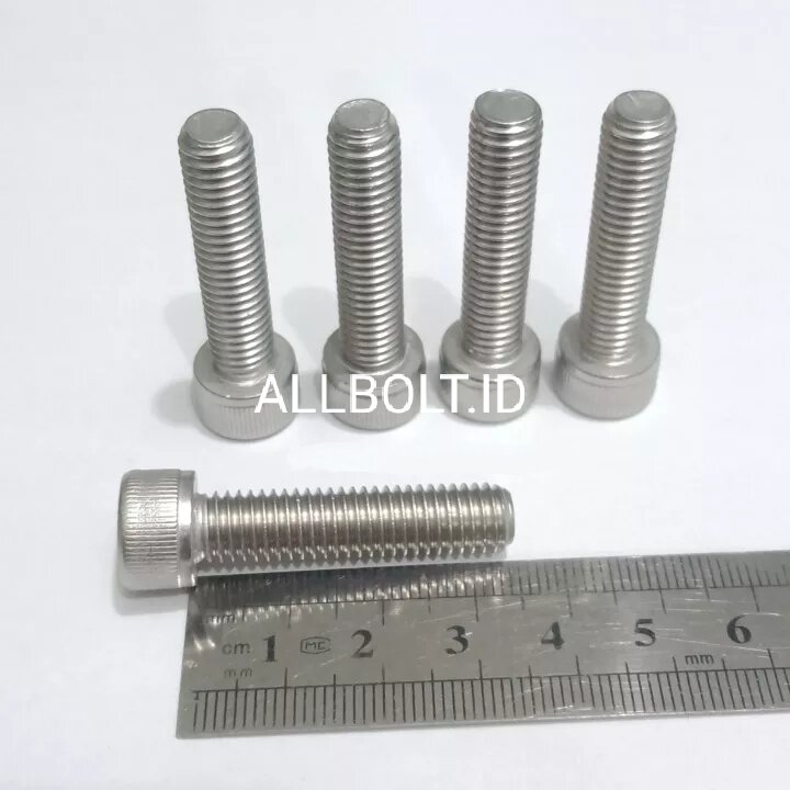 baut 12 L Stainless L6 / 8x35mm ( 1 biji ) | Lazada Indonesia