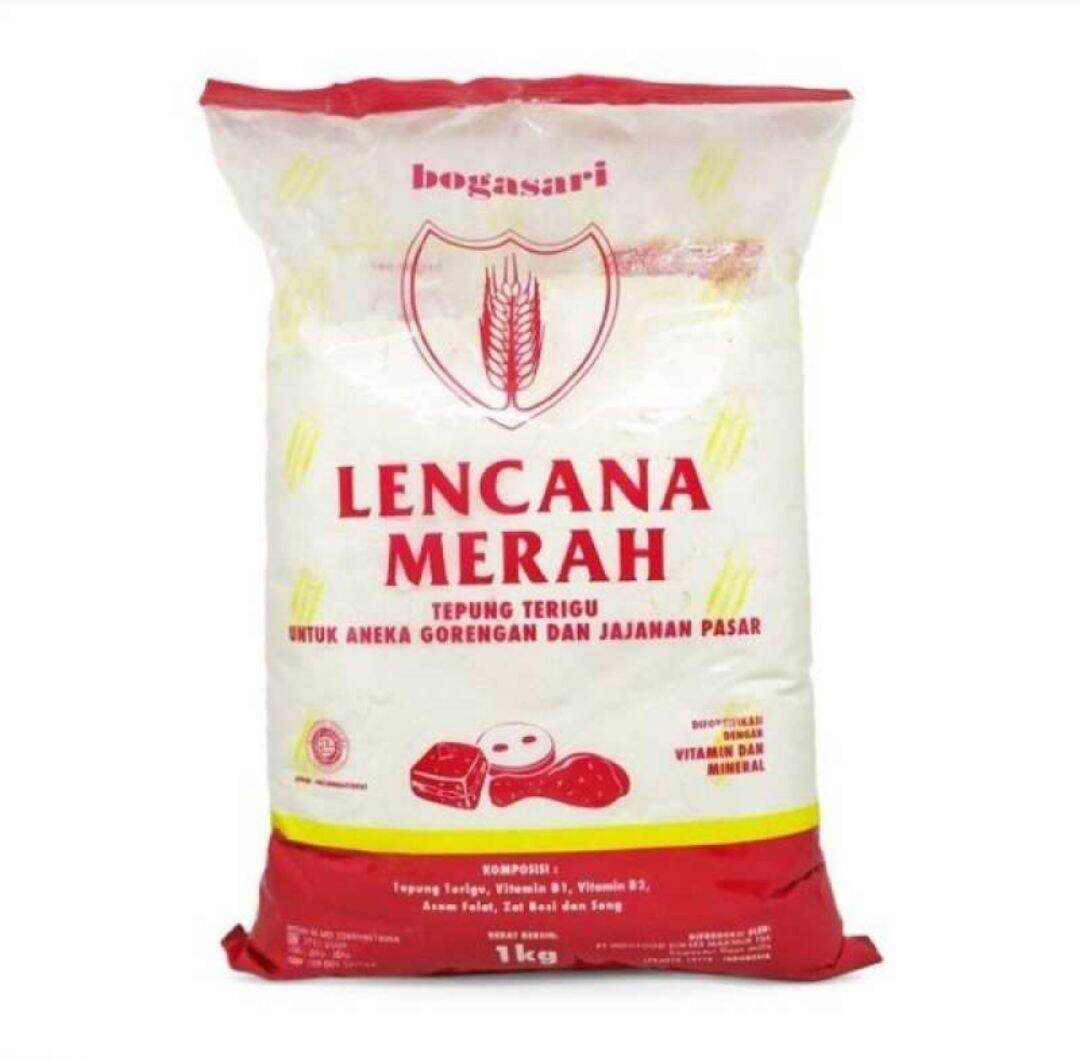 Tepung Terigu Lencana Merah/Cakra Kembar/Segitiga Biru Transparan ...