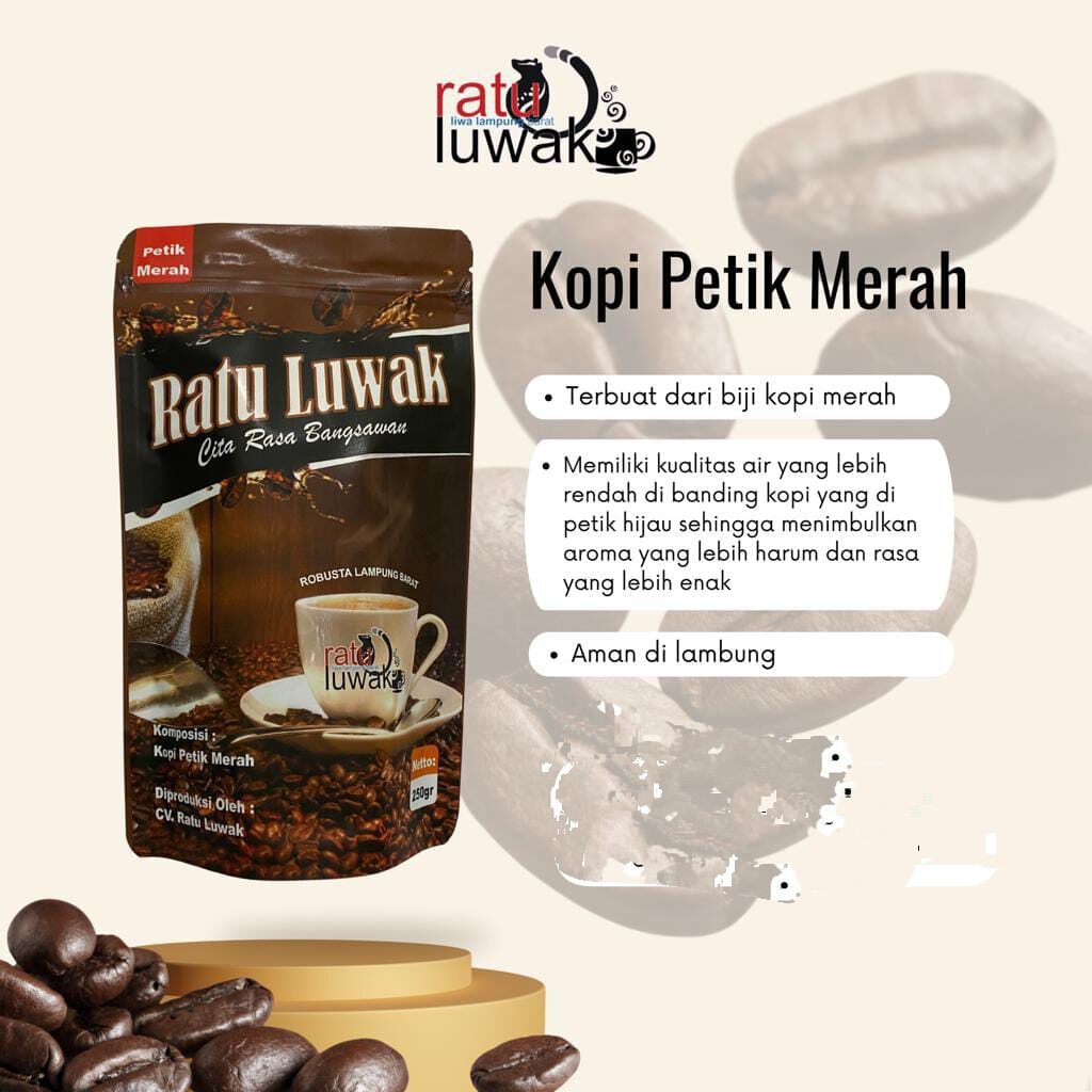 Kopi Petik Merah Robusta 250g | Lazada Indonesia