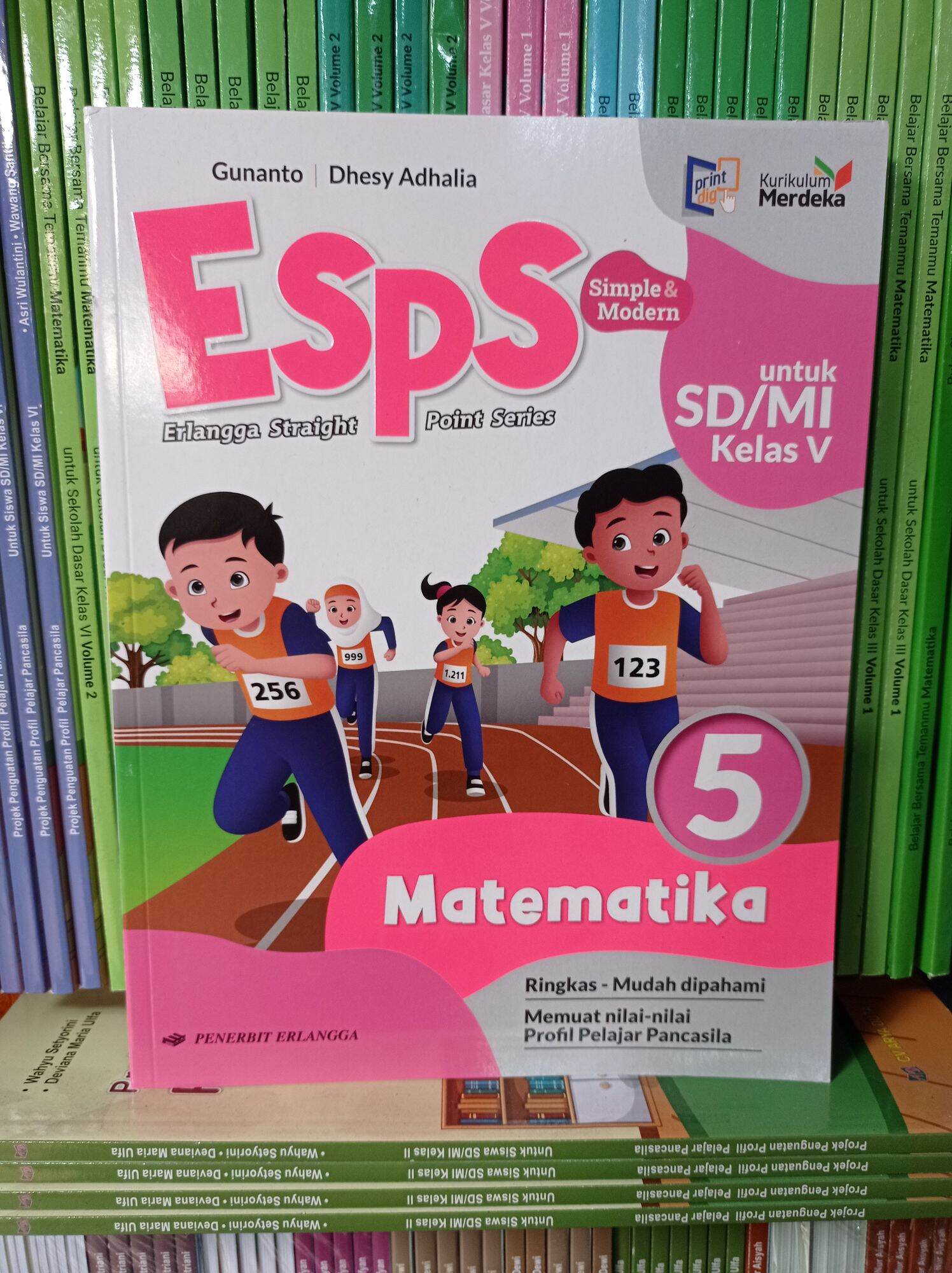 BUKU ESPS MATEMATIKA SD/MI KELAS 5 KURIKULUM MERDEKA ERLANGGA | Lazada Indonesia