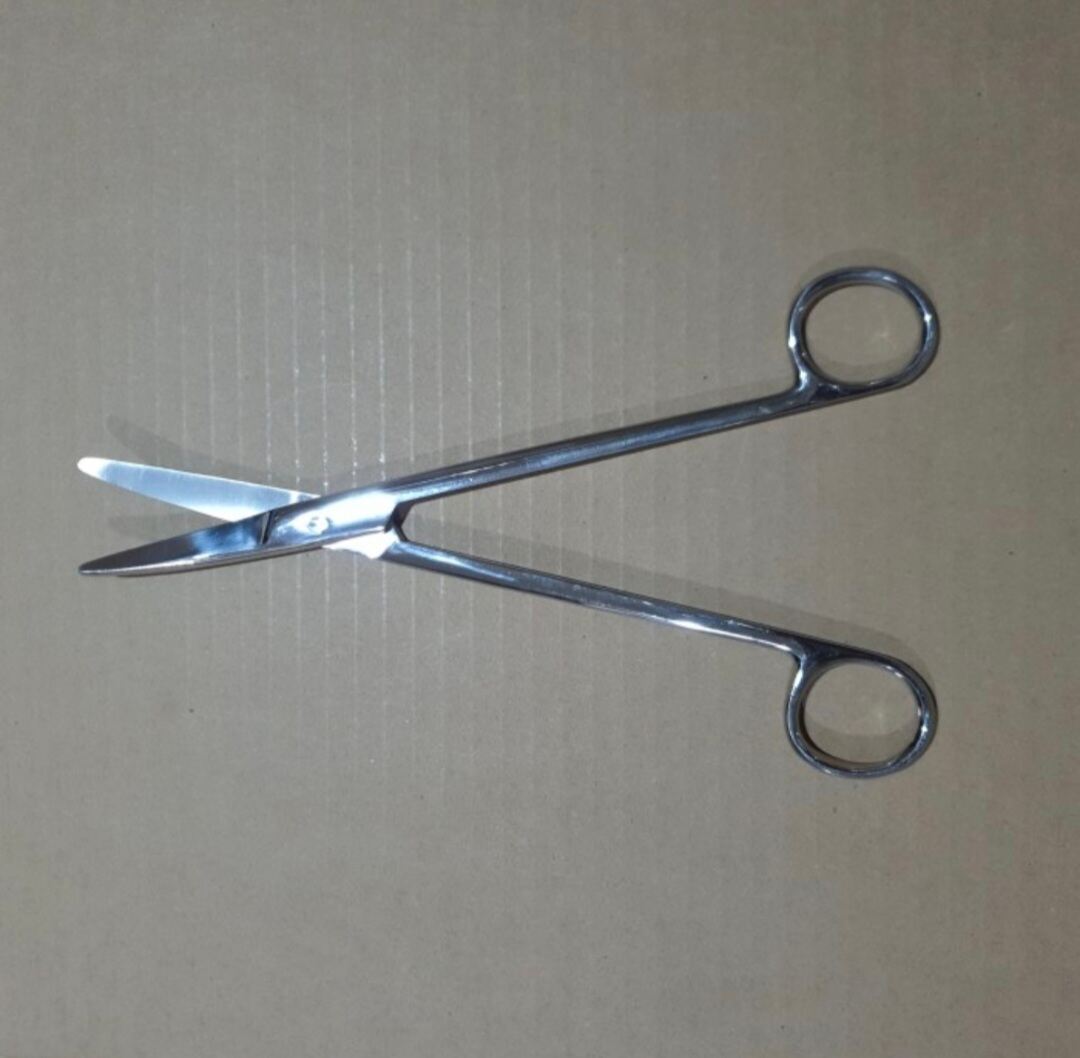 Gunting IUD 23 cm Bengkok / Mayo Scissors Curved 23cm / Gunting Operasi ...