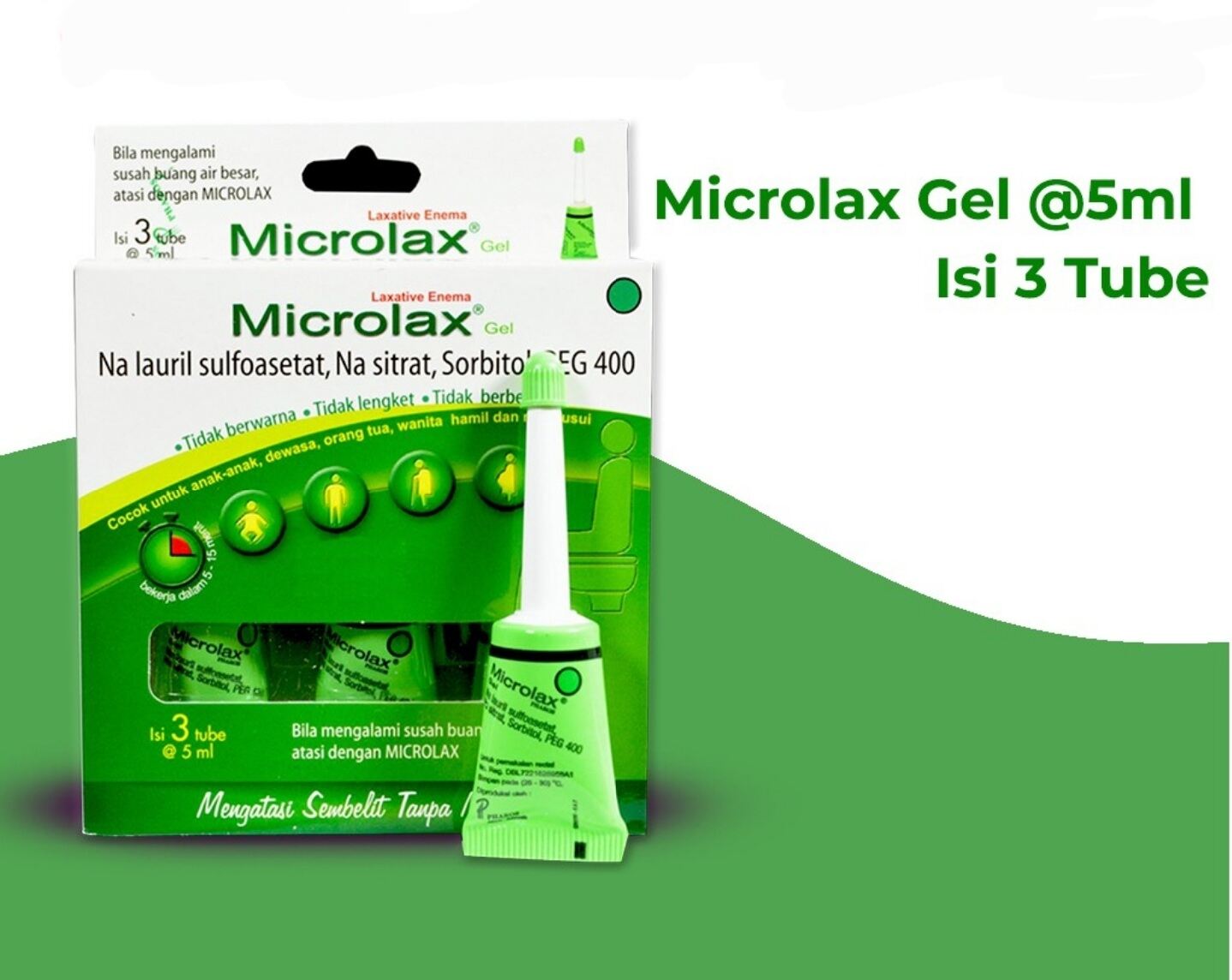 MICROLAX 3 X 5 ML obat OTC | sembelit | pencahar | Microlax 3 x 5ml ...
