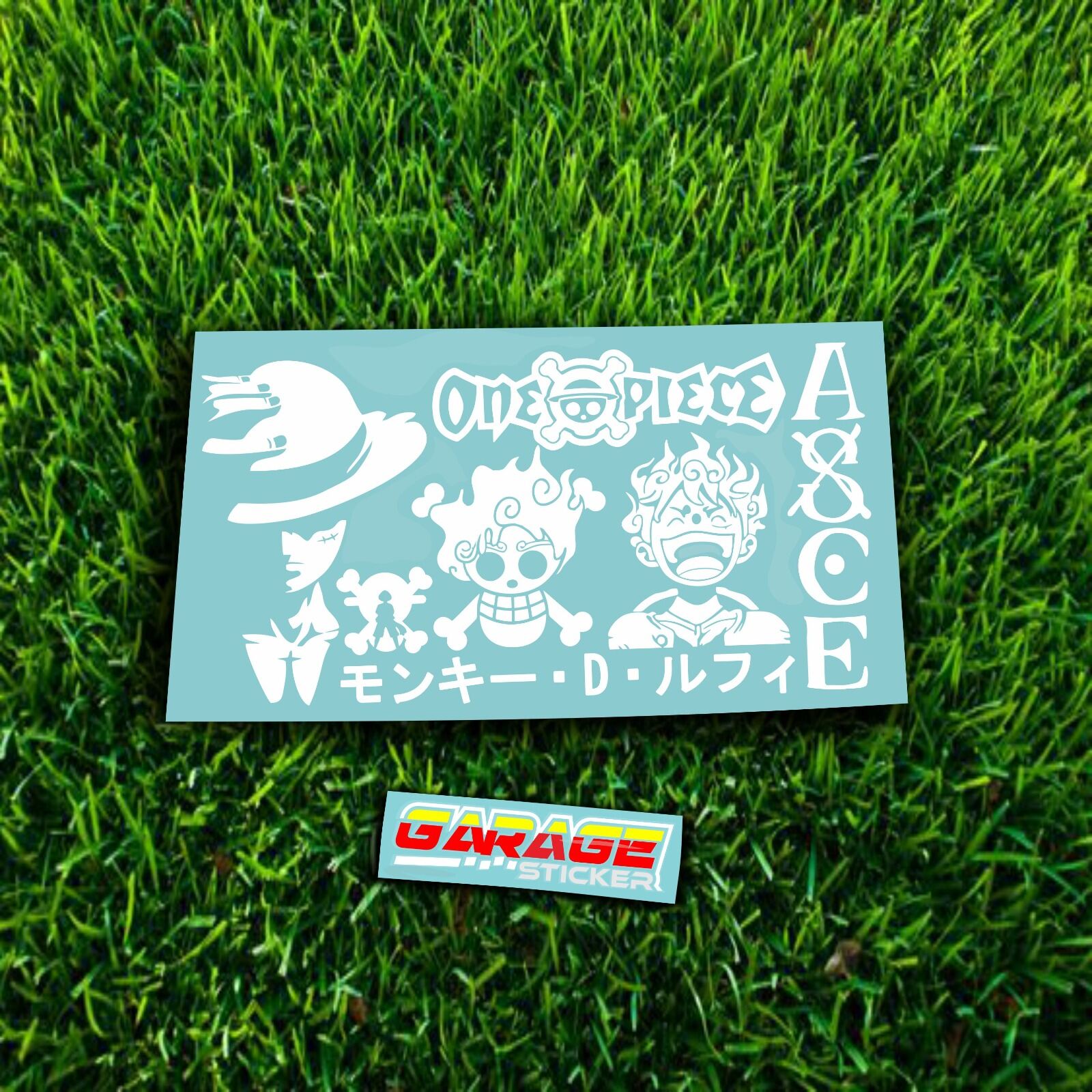 1 set sticker one piece cutting stiker luffy pack | Lazada Indonesia