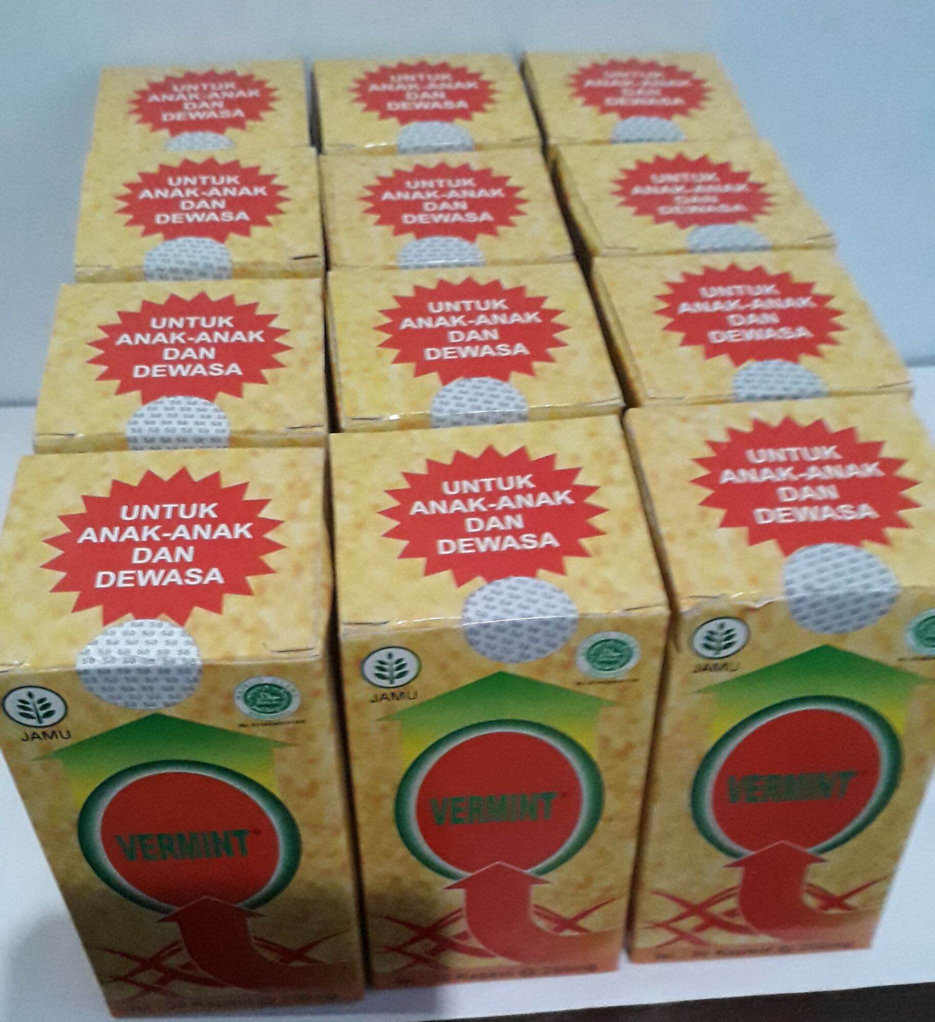 Herbal 30 Kapsul Cacing Vermint obat Tipus Demam Ori 100% | Lazada ...