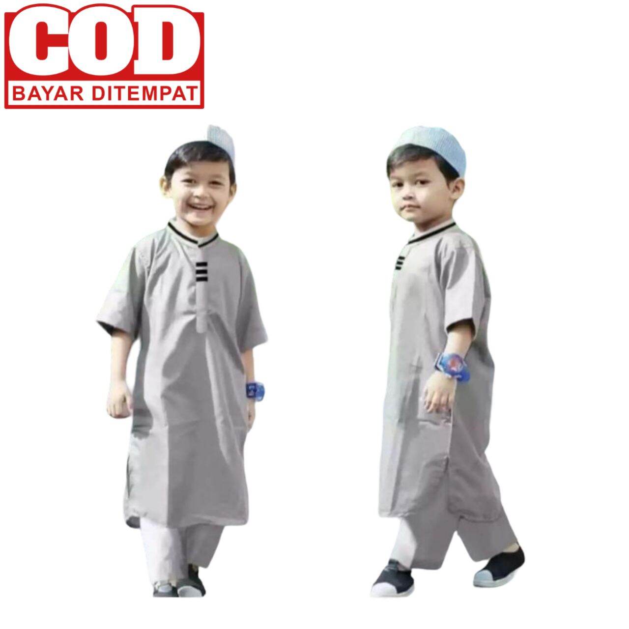 (BJZ) COD BAJU KOKO MUSLIM MODEL JUBAH PAKISTAN UNTUK ANAK USIA 1 ...