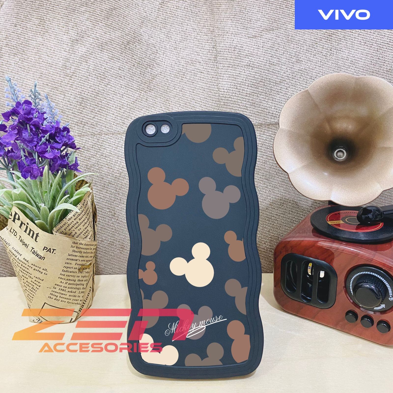Miki Mouse Pattern Case VIVO V5 Gelombang | Lazada Indonesia