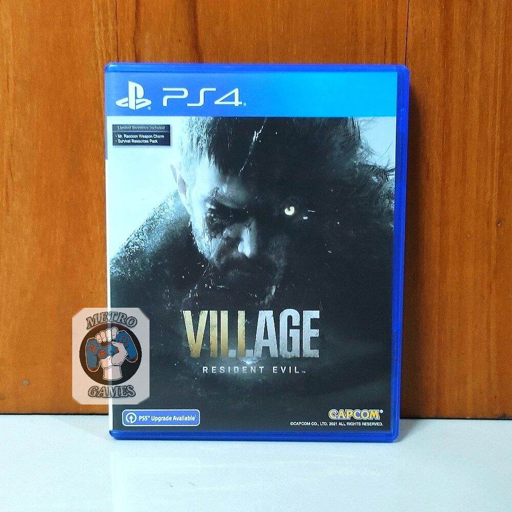 Kaset Resident Evil Village PS4 ⭐⭐⭐⭐⭐ Region 3 Asia RE 8 RE8 Vilage Playstation PS 4 5 CD BD ...