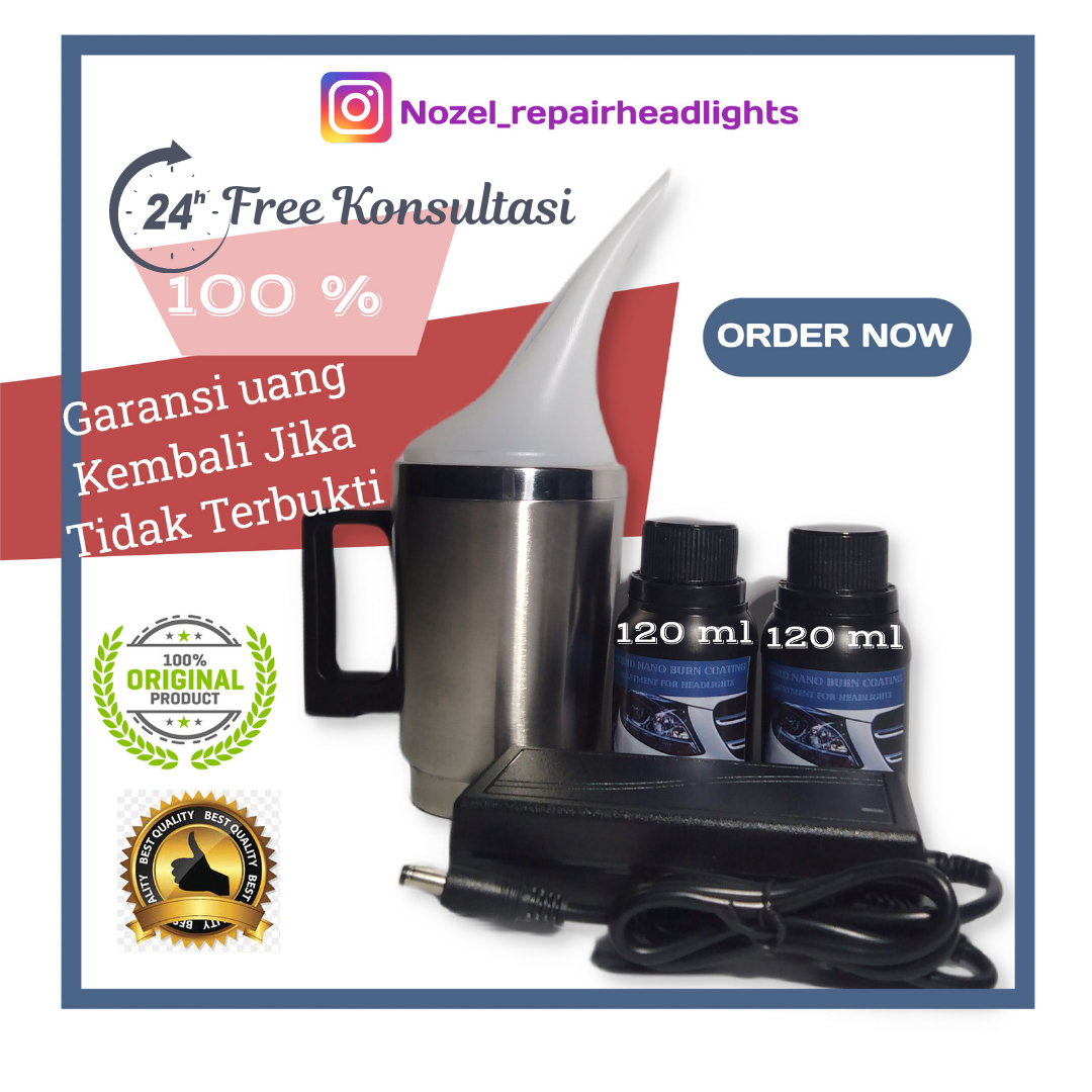 Paket Lengkap Nano Burn Coating & Liquid 120 ml + 120 ml | Lazada Indonesia