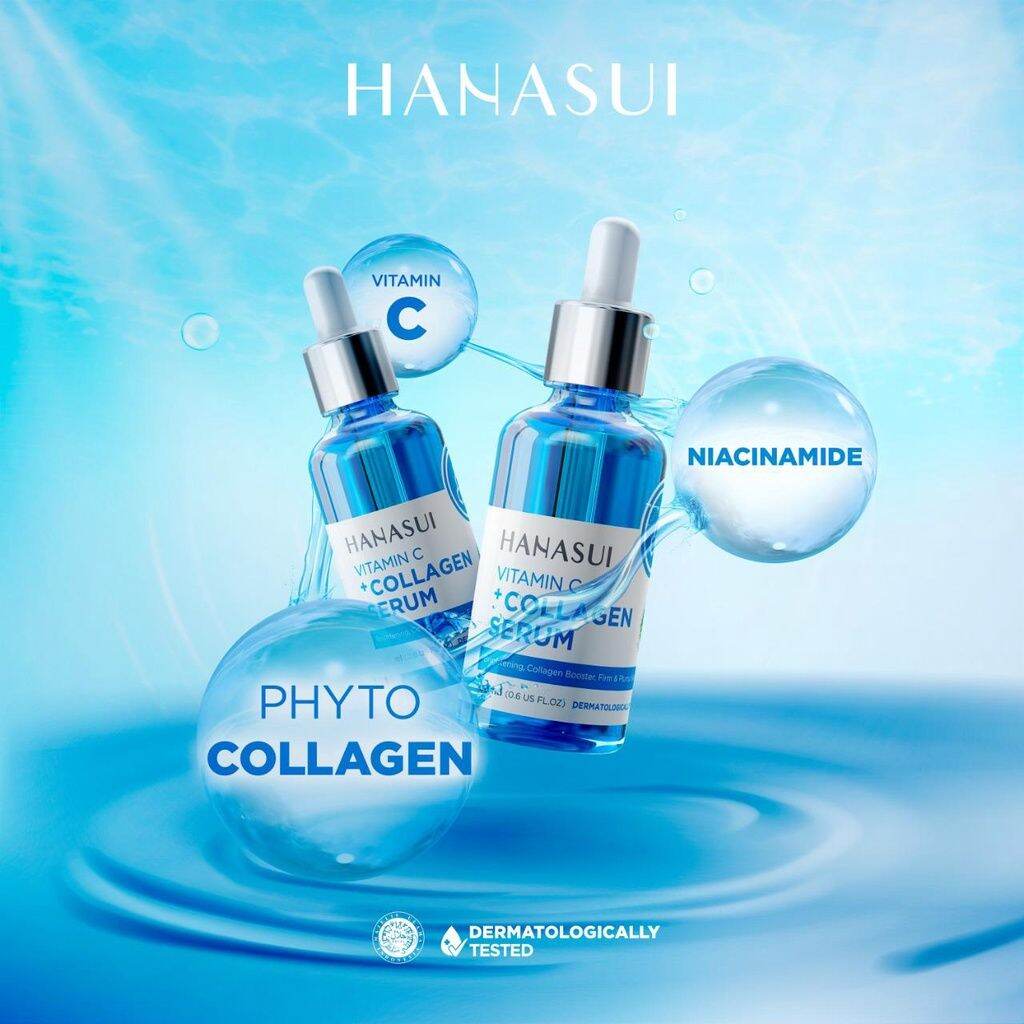 Hanasui Vit C Collagen Serum | Collagen Serum | Serum Wajah | Collagen ...