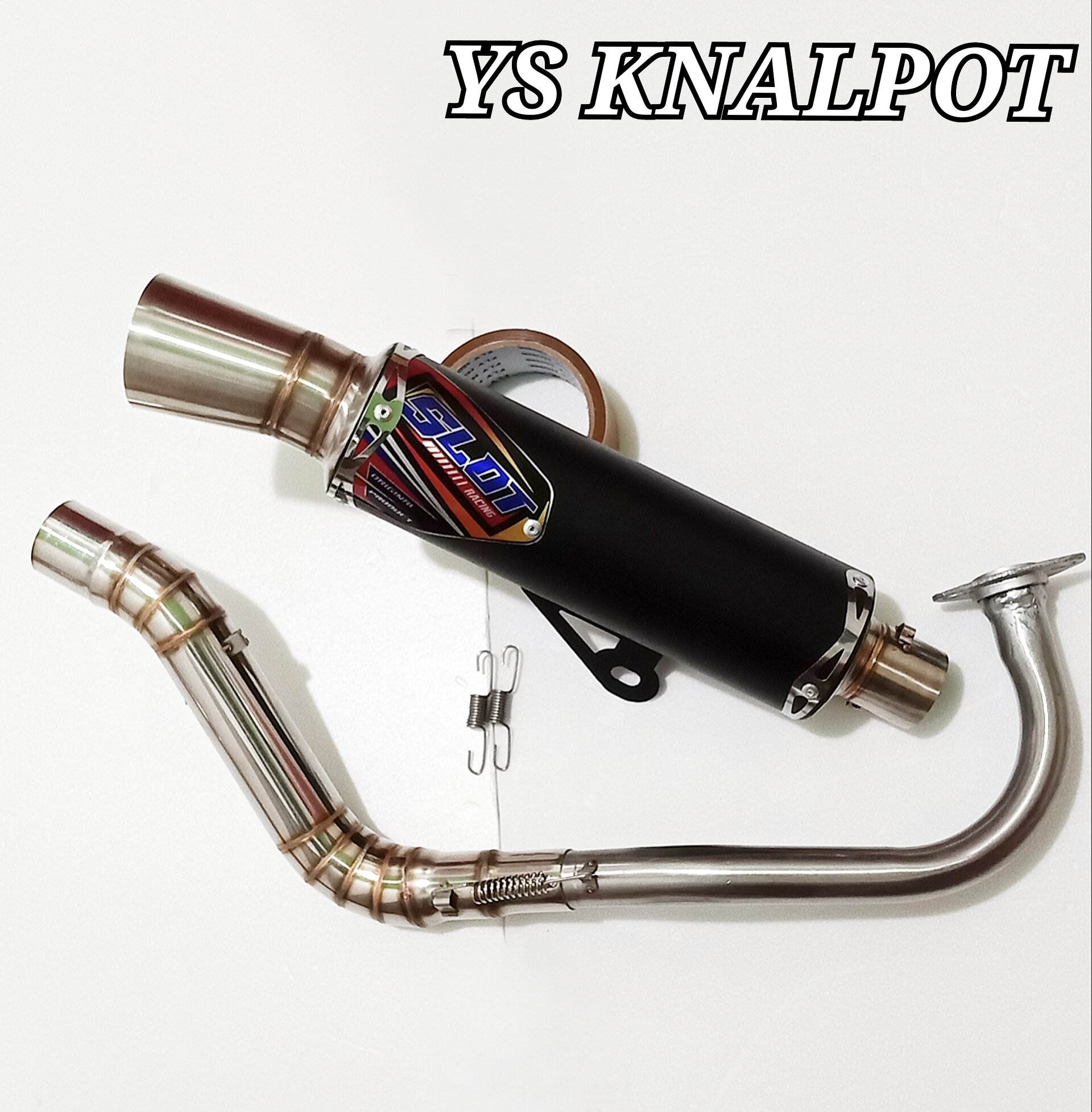 samlong knalpot racing slot leher drag roadrace inlet 38 buat beat ...