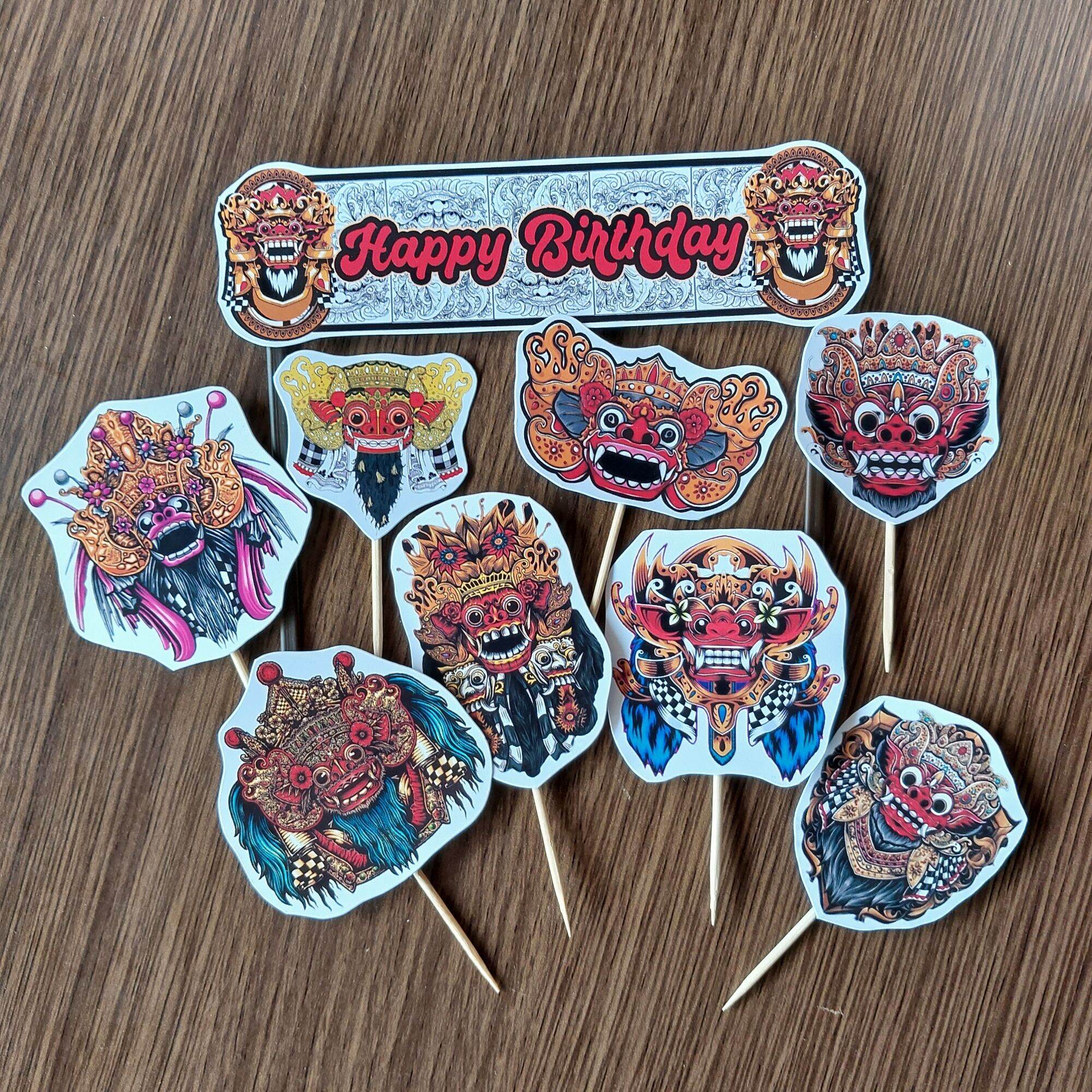 cake topper barongan/jamang cake topper barongan | Lazada Indonesia