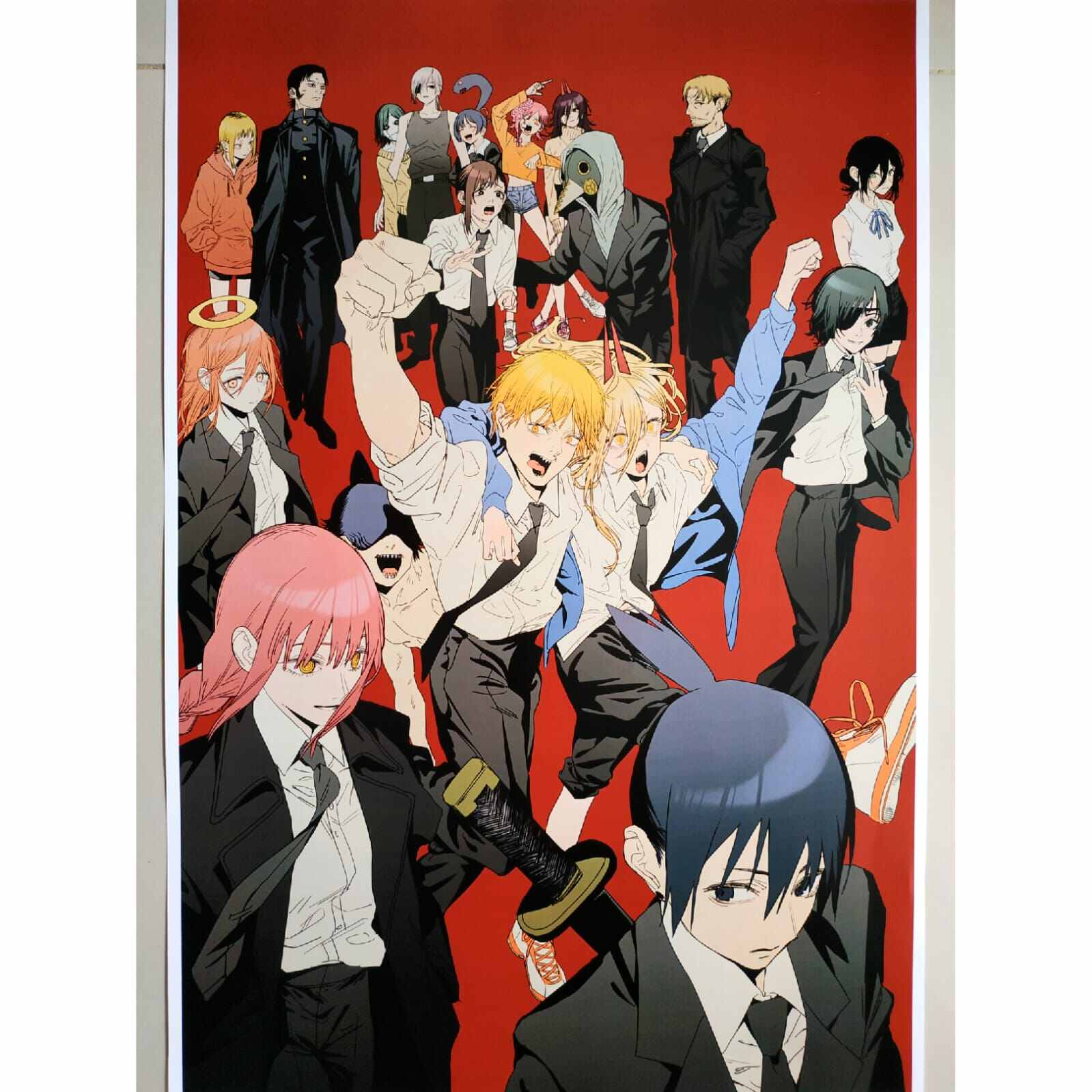 Poster Anime Chainsaw Man 7 Denji Makima Aki Power Himeno Kobeni ...