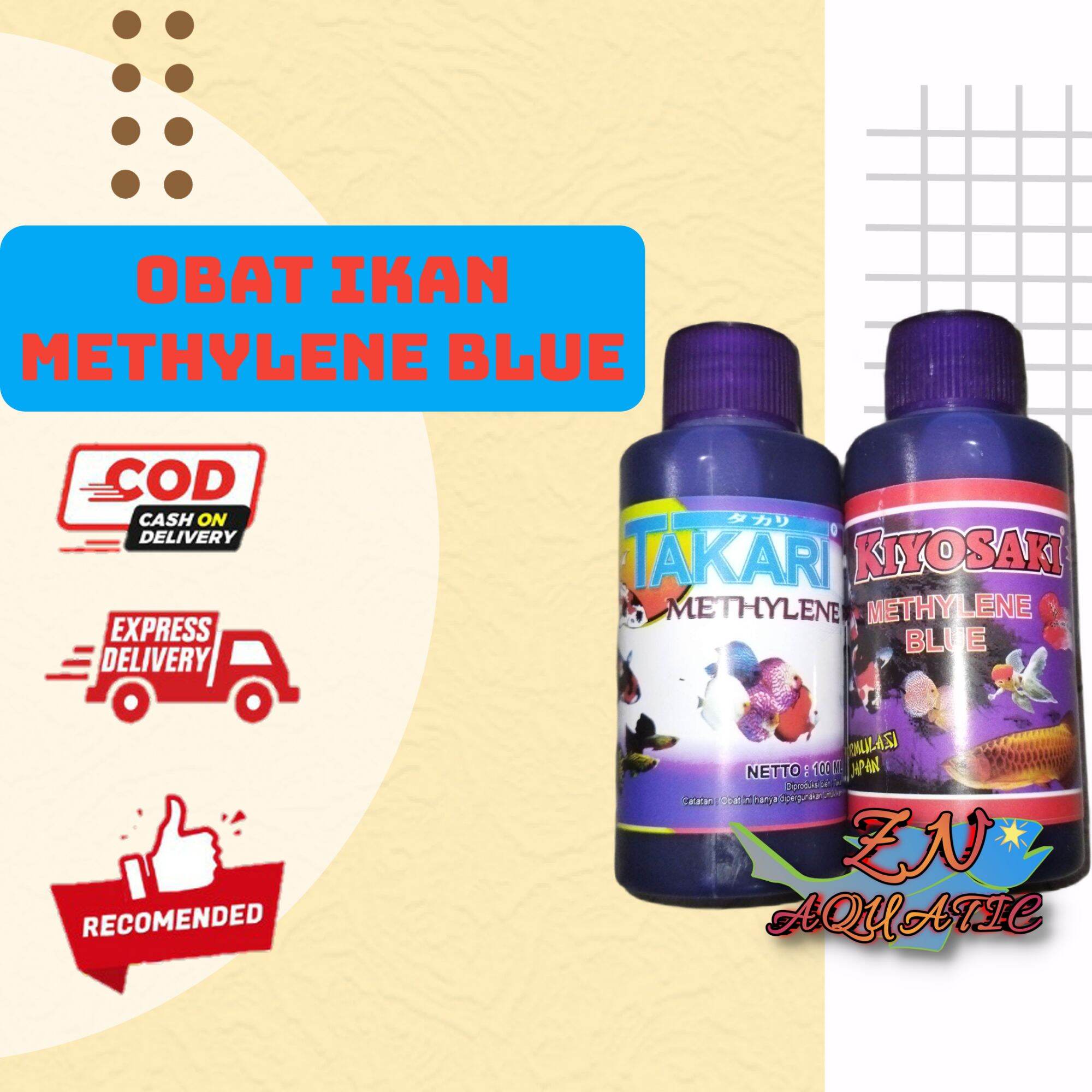 Obat ikan methylene blue obat biru | Lazada Indonesia