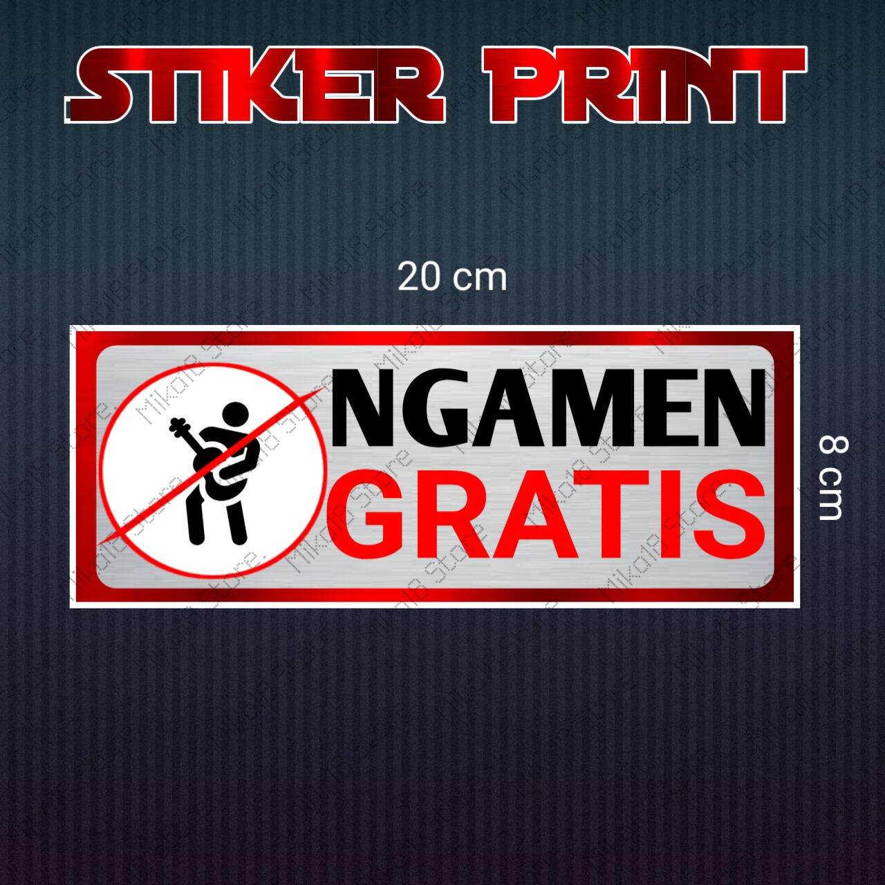 STIKER NGAMEN GRATIS | Lazada Indonesia