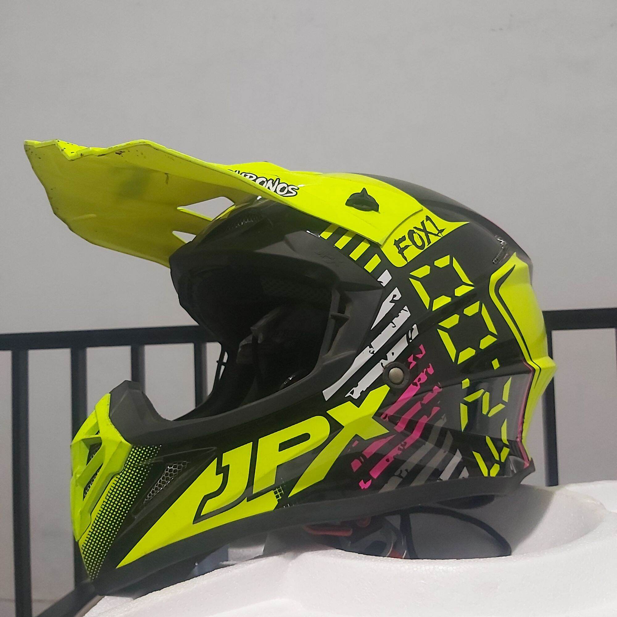 Helm Full Face JPX Cross Motorcross Over K-Racing Trail Original ...