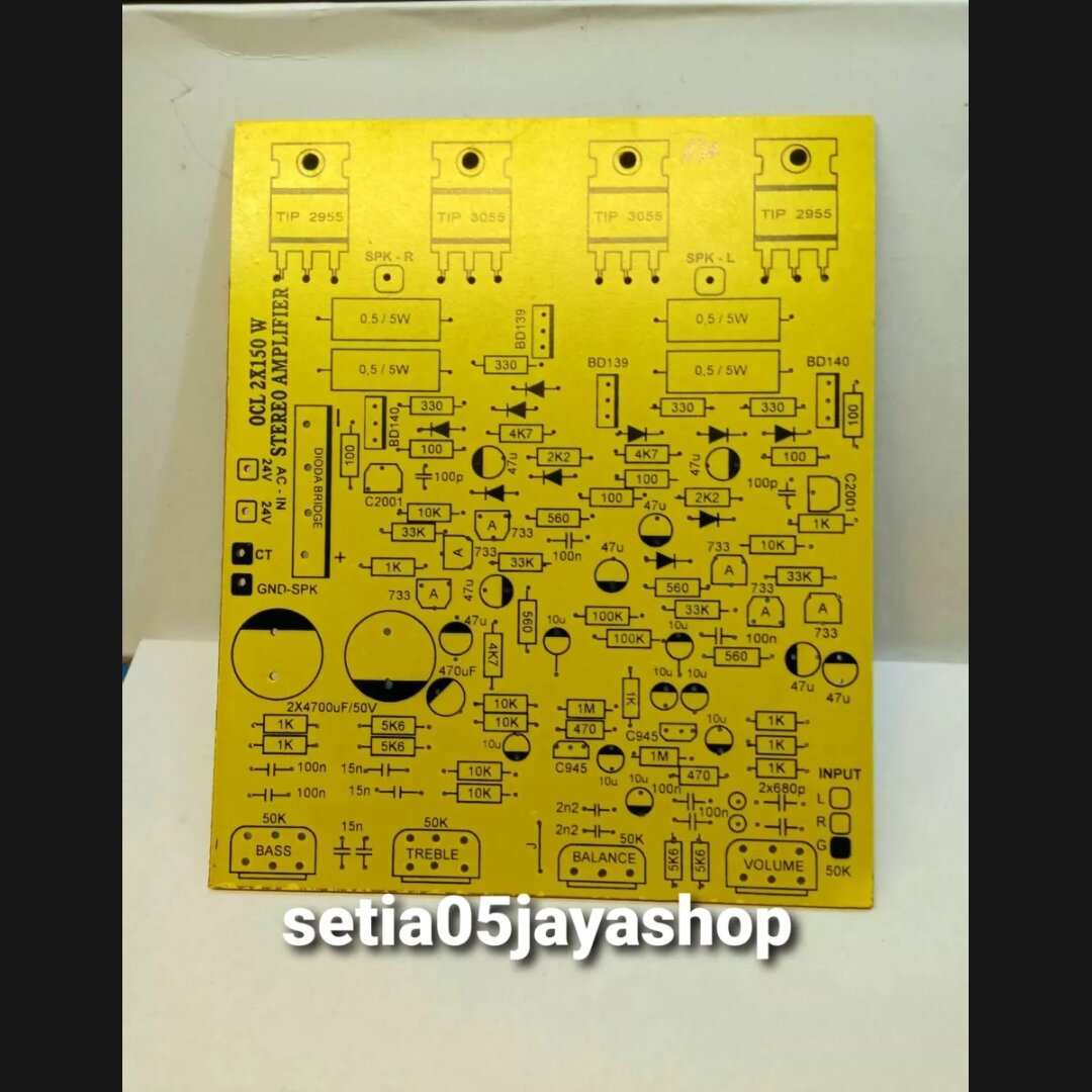 pcb power amplifier aktif speaker stereo 2x150 watt | Lazada Indonesia