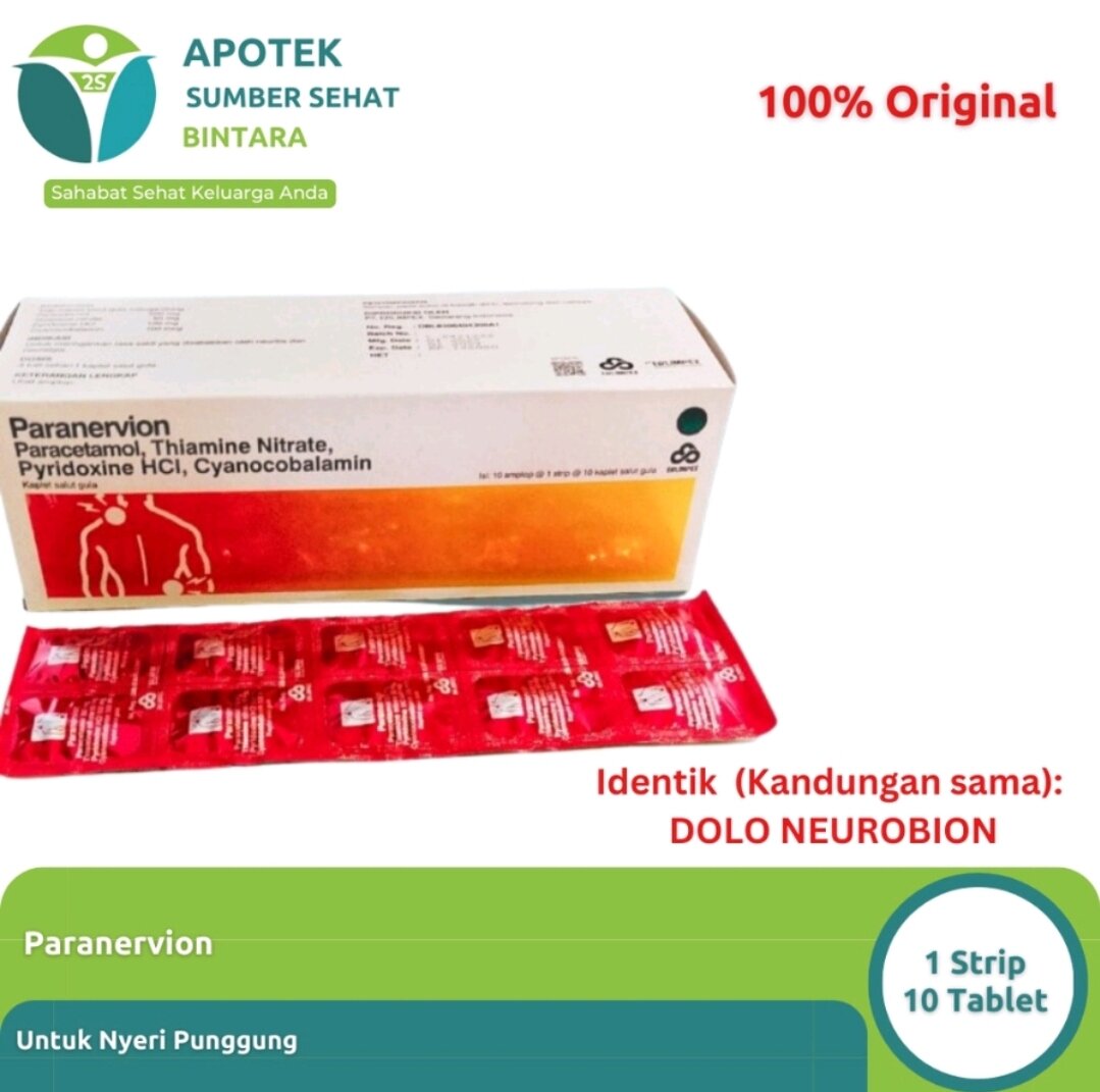 Paranervion (identik dolo neurobion) obat nyeri dan vitamin saraf 1 ...
