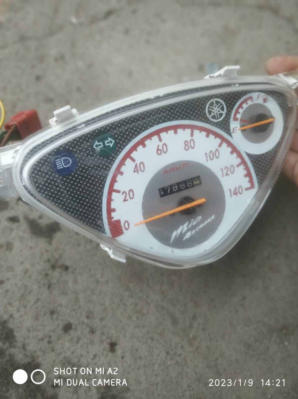 Odometer Spidometer kilometer Yamaha Mio sporty Original Copotan Motor Seken kondisi jalan ...